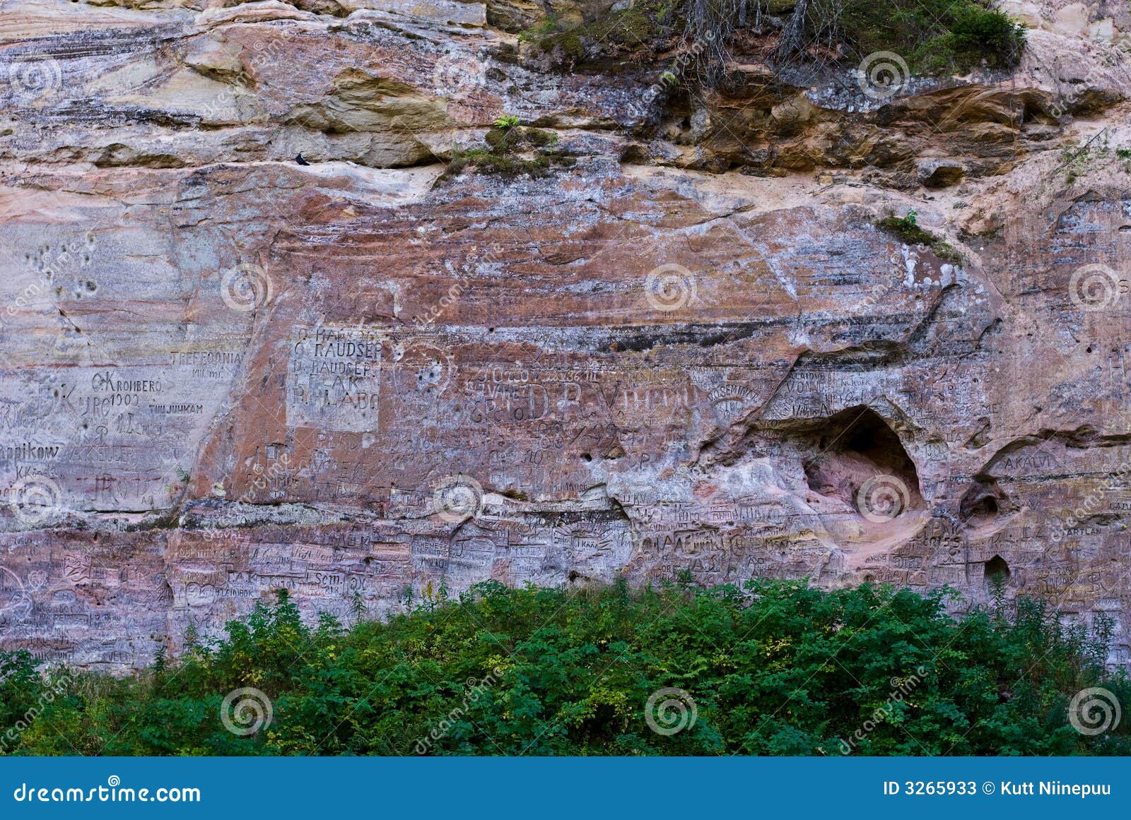 Sandstone Cliffs in Estonia Stock Image - Image of sand, natural: 3265933