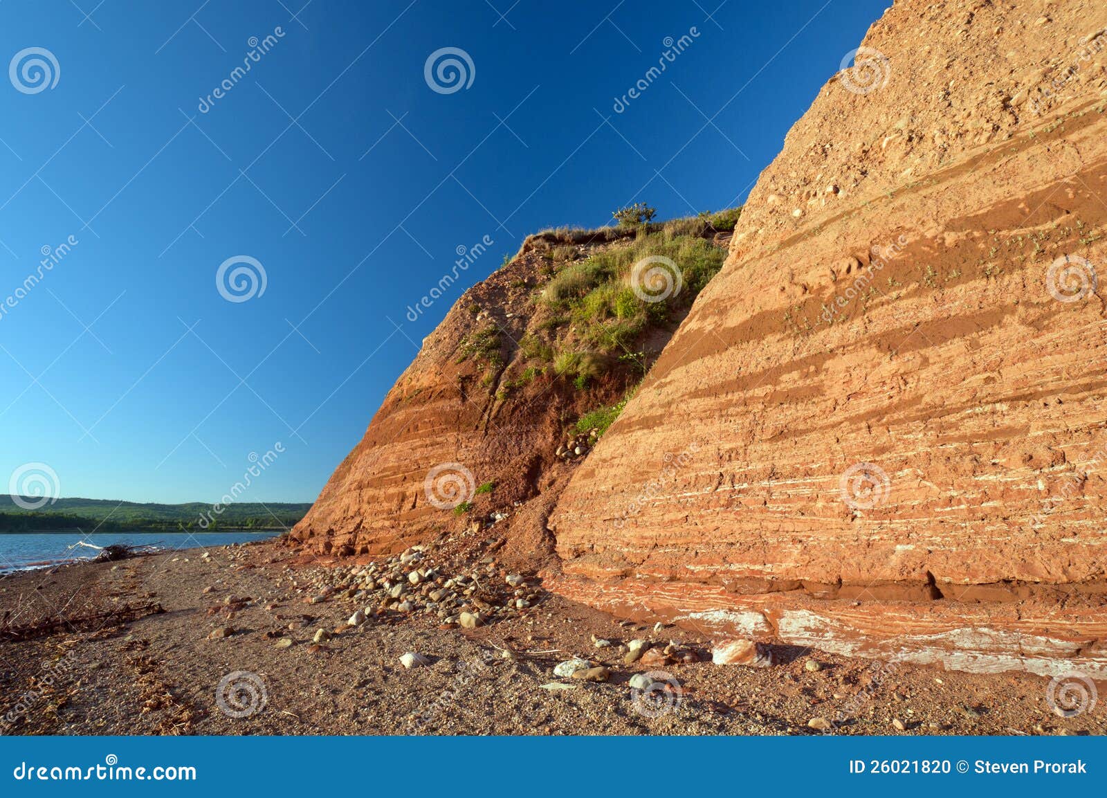 Sandstone Cliffs in Nova Scotia Stock Photo - Image of canada, erosion ...