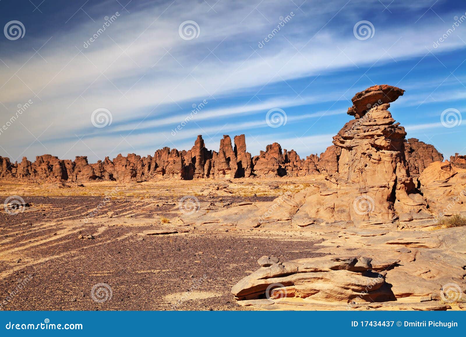 Sandstone Cliffs in Sahara Desert Stock Image - Image of erosion ...
