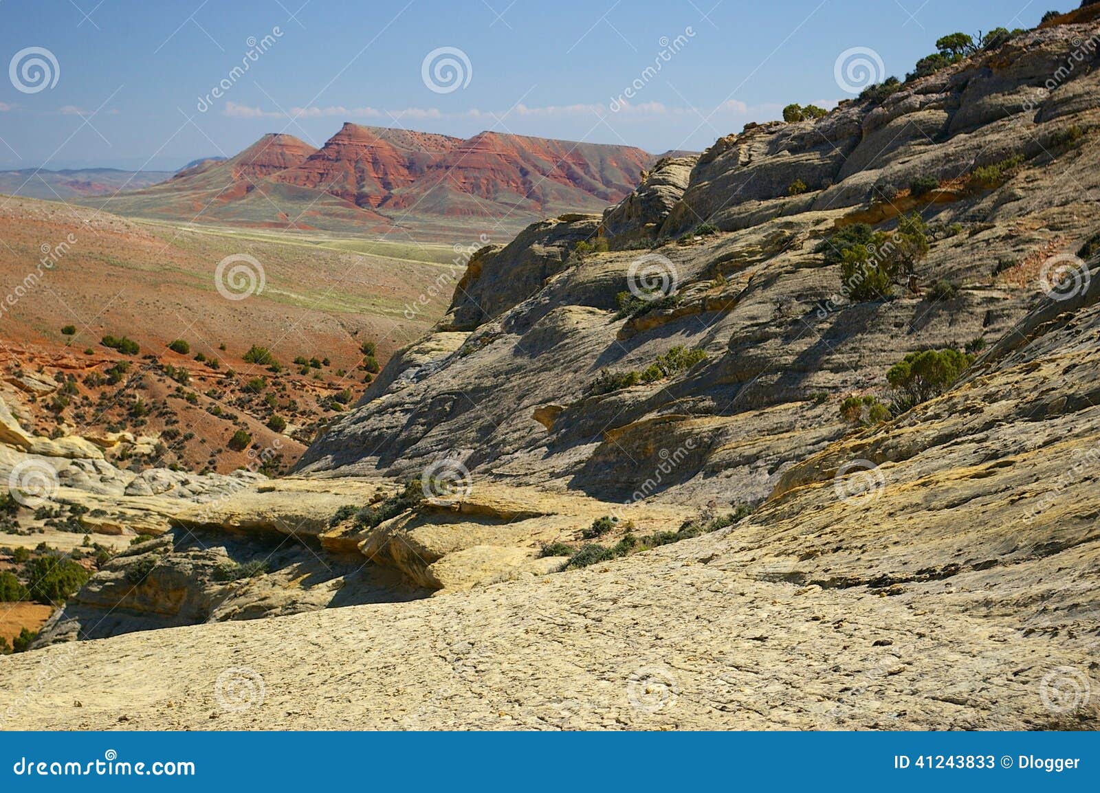 Sandstone Cliffs in Wyoming. Stock Image - Image of cliffs, landscape ...