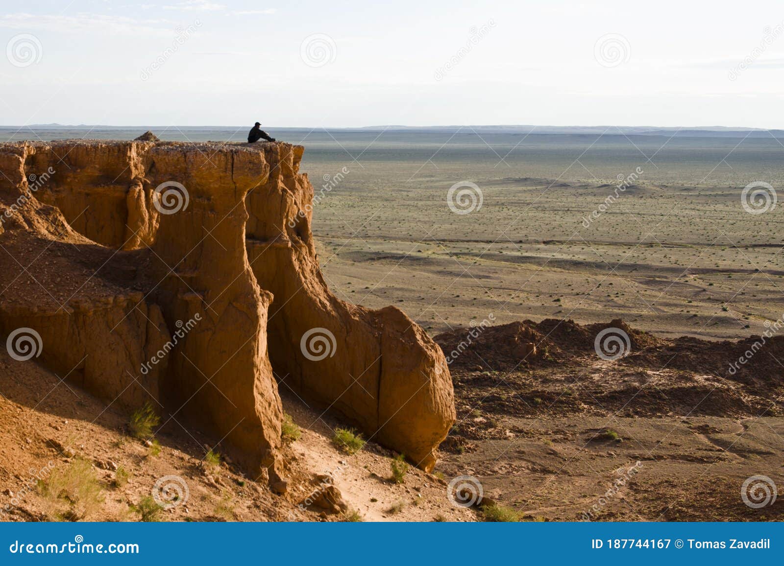 Sandstone Formations of Bayanzag is Archeological Dinosaur Dig Site ...