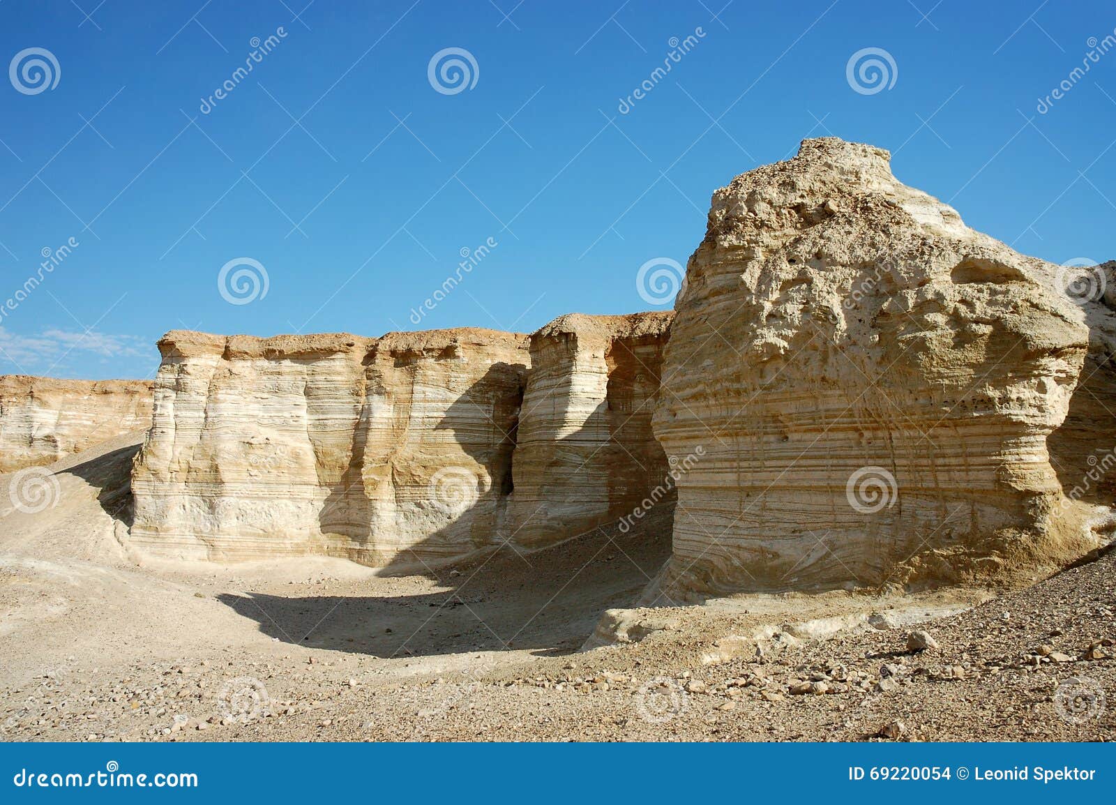 Sandstone Formations in Negev Desert. Stock Photo - Image of rocks ...