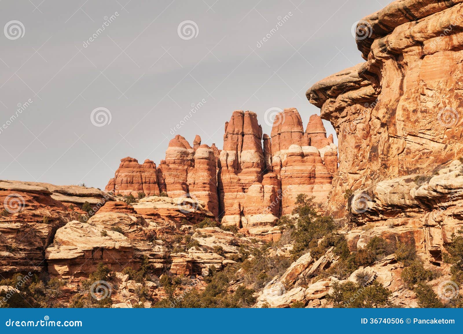 Sandstone Formations stock photo. Image of towers, park - 36740506