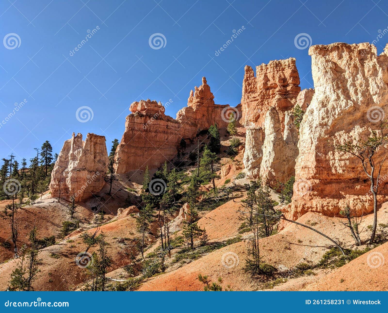 Sandstone Hills in the Valley Stock Image - Image of peak, sunny: 261258231