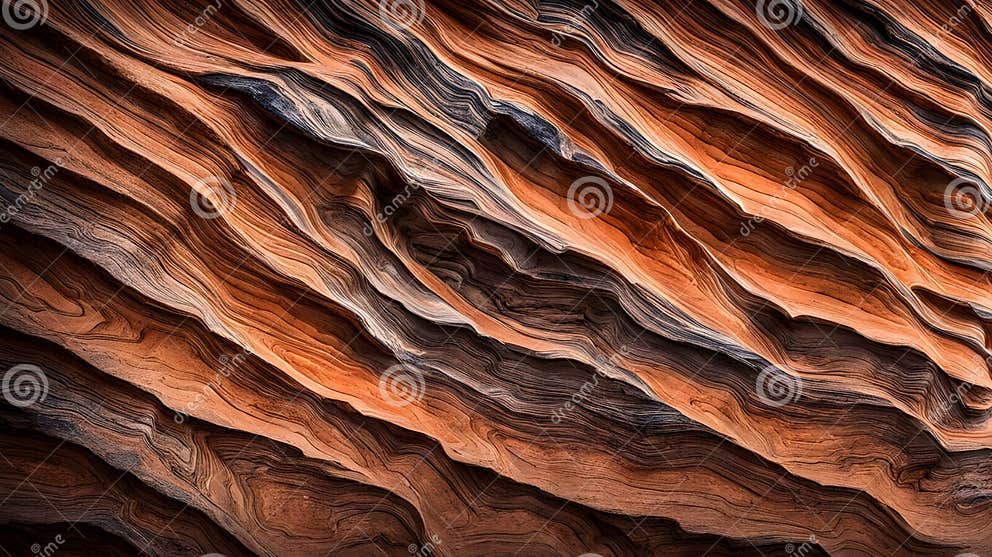 A Sandstone Layered Rock Texture Pattern and Background Stock Image ...