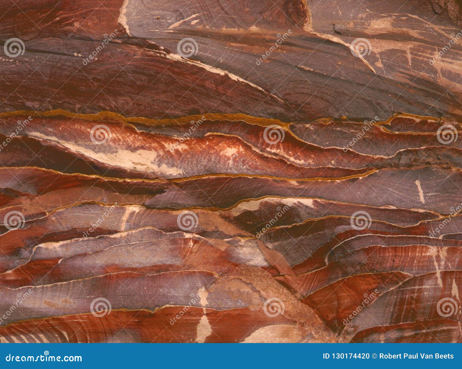 Sandstone Pattern in the Valley of Petra Stock Photo - Image of canyon ...