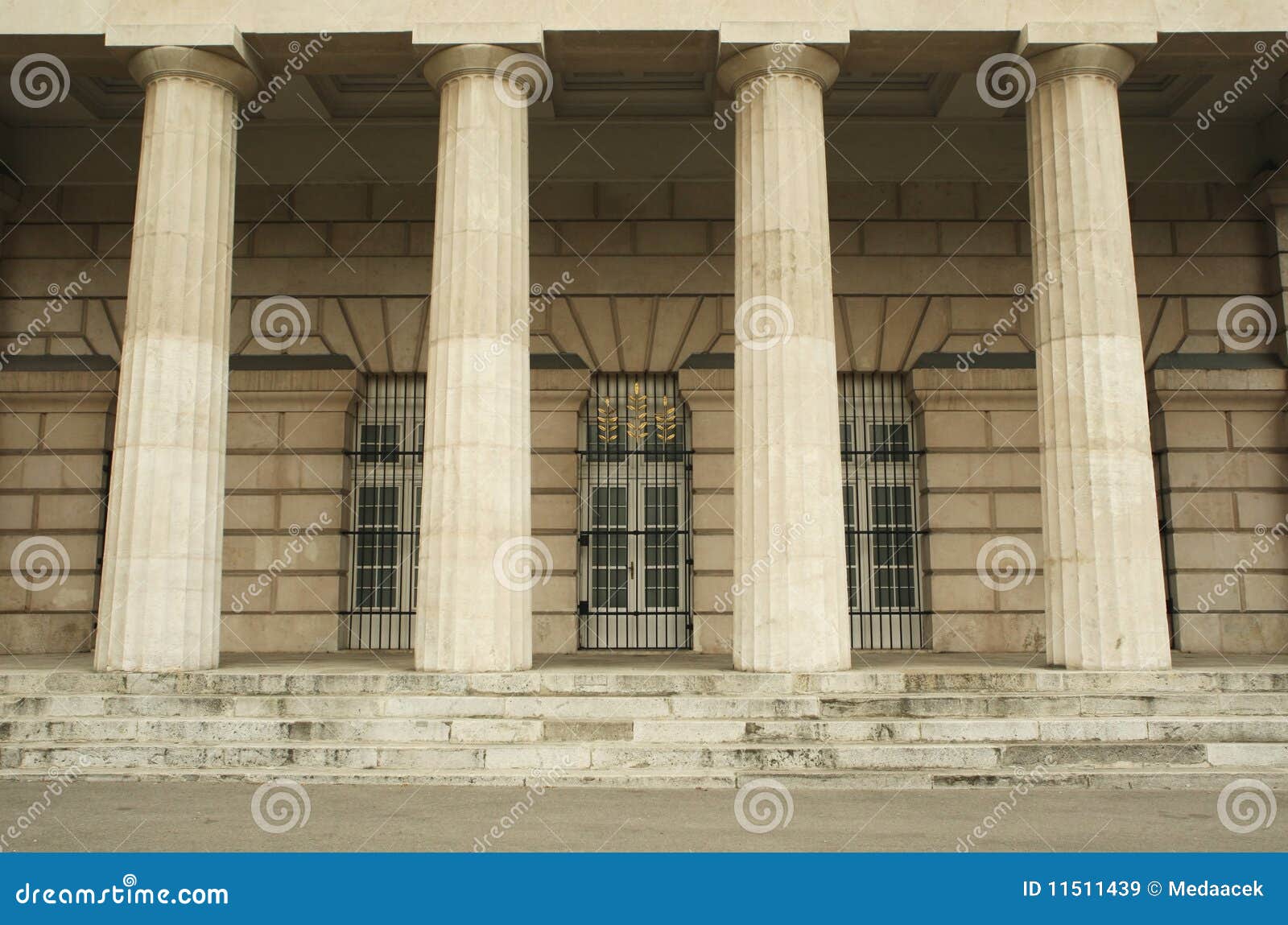 Sandstone pylons stock image. Image of garniture, building - 11511439