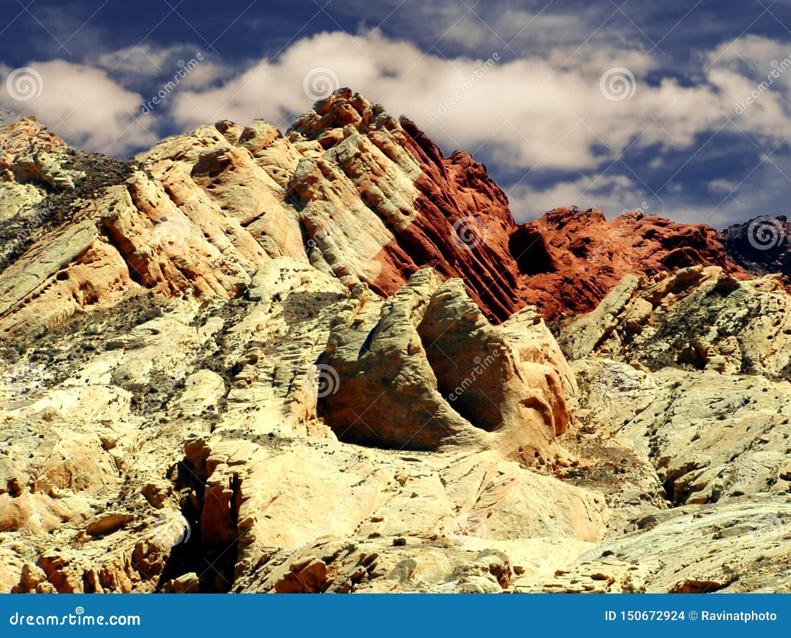 Sandstone and Red Rocks of the Valley of Fire, NV Stock Photo - Image ...