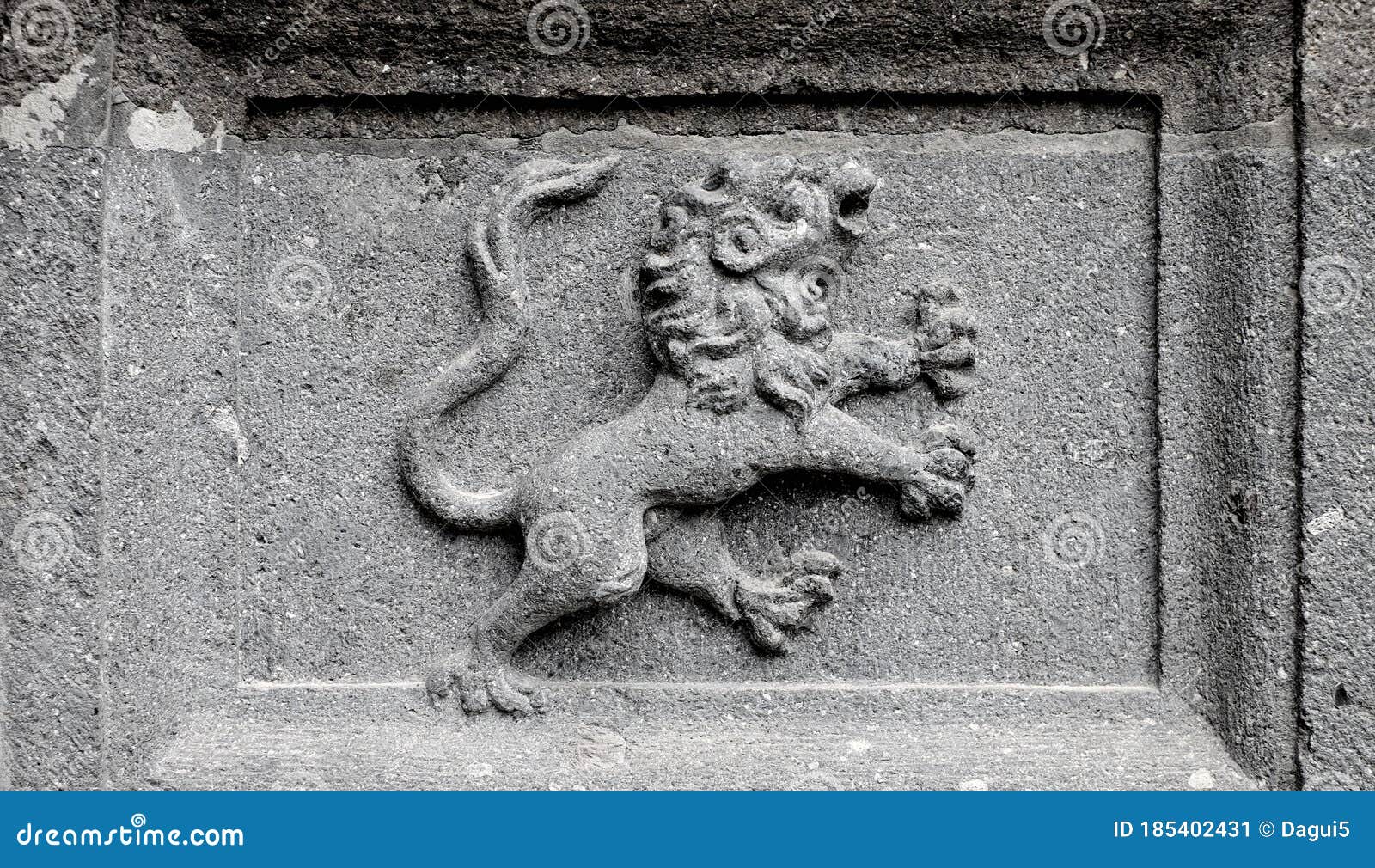 A Stone Lion Relief on an Old Sandstone Plate. Stock Image - Image of ... A Stone Lion Relief on an Old Sandstone Plate. Stock Image - Image of ...