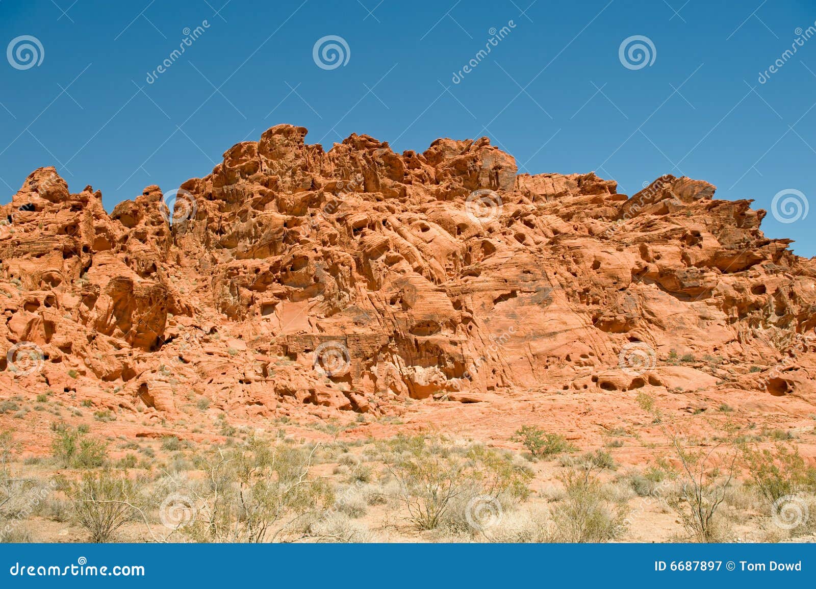 Sandstone ridge in desert stock image. Image of fire, rural - 6687897