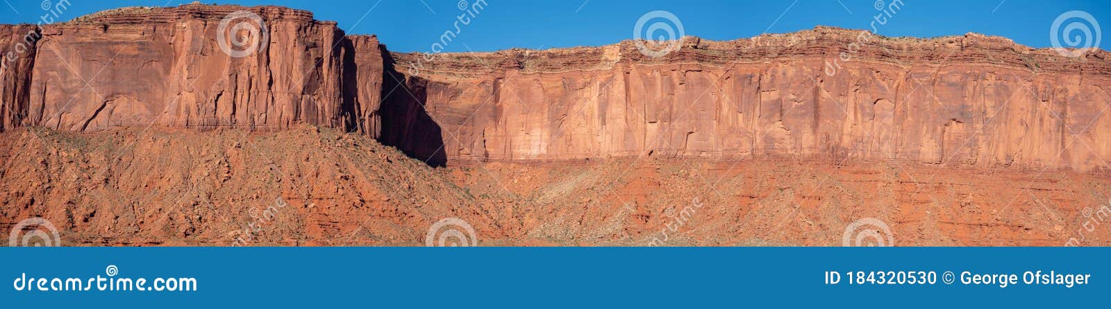Sandstone Ridge in Monument Vally Stock Photo - Image of navajo, travel ...