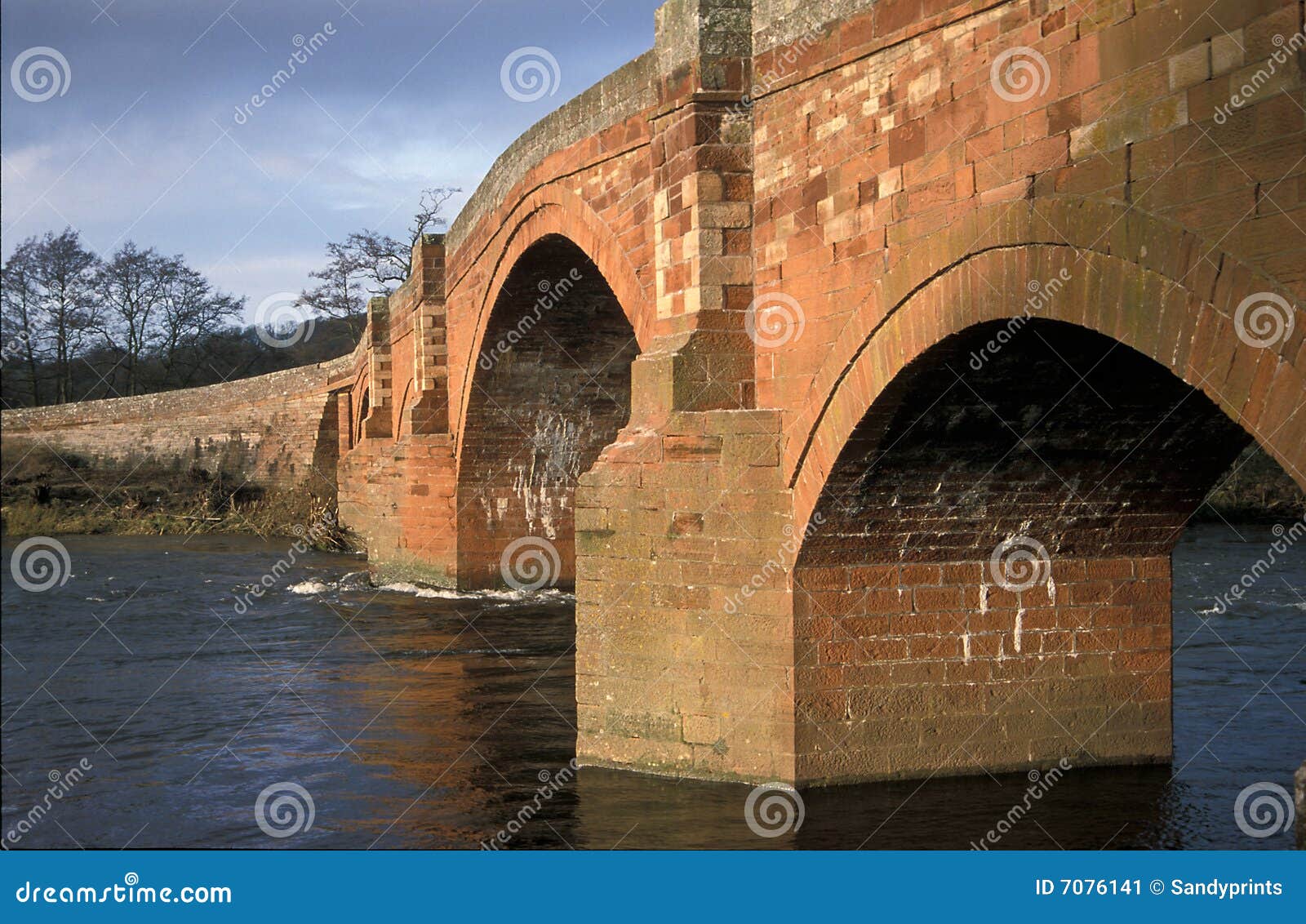 Sandstone road bridge stock image. Image of eden, rain - 7076141