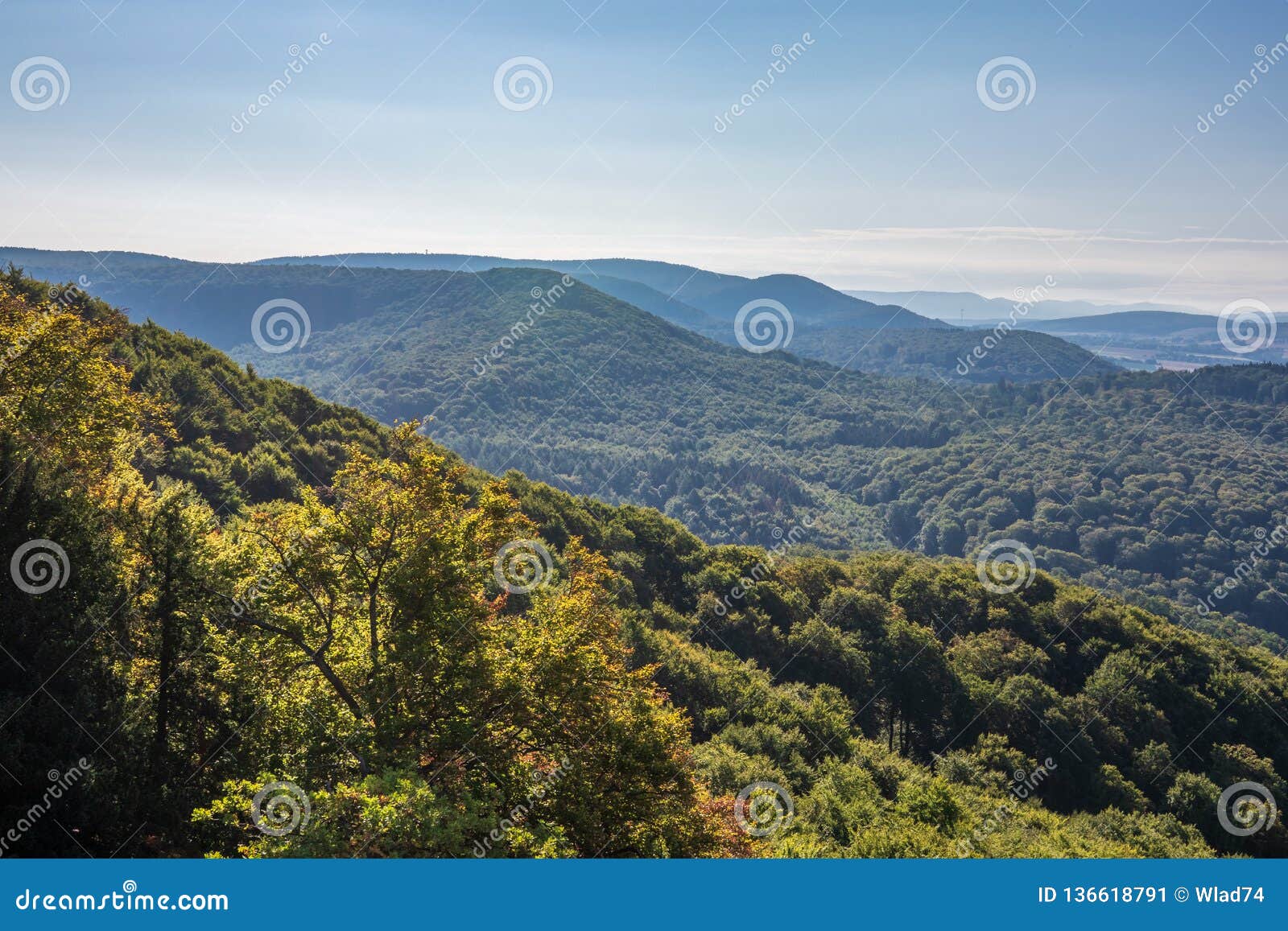 Sandstone Rock Formation Hohenstein in Germany Stock Image - Image of ...