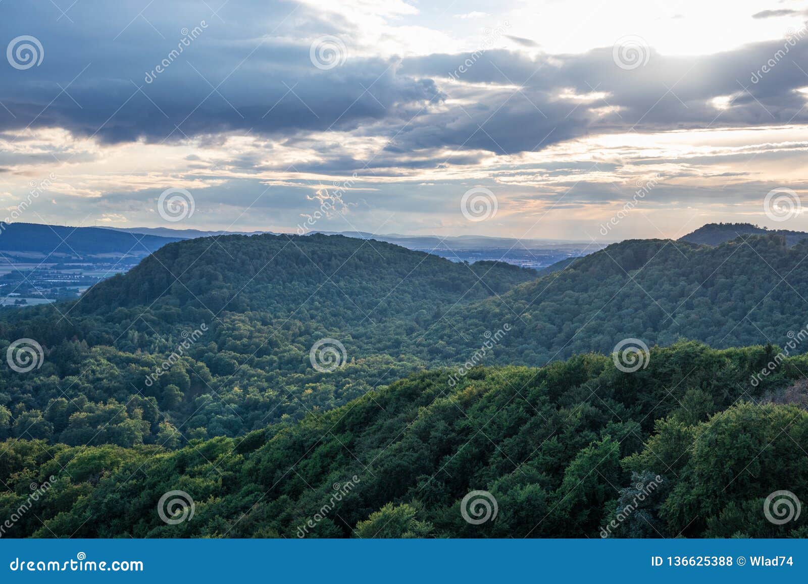 Sandstone Rock Formation Hohenstein in Germany Stock Photo - Image of ...