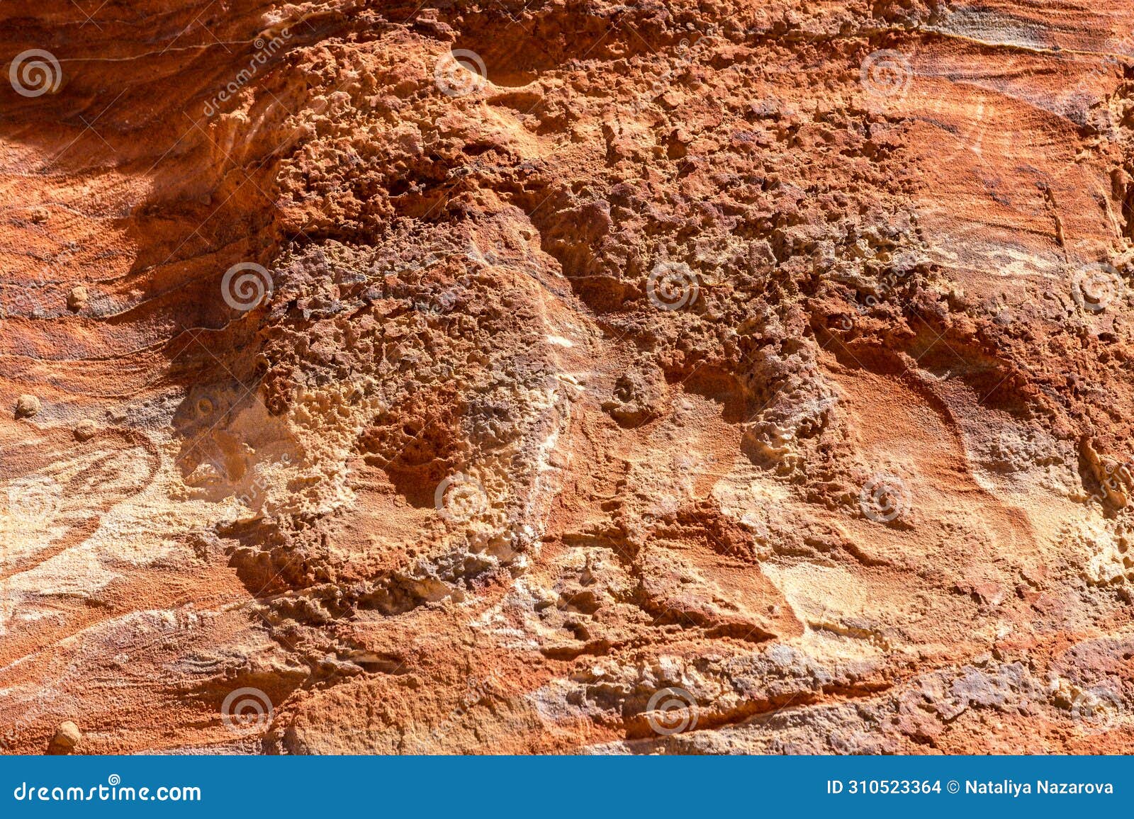 Sandstone Rock and Mineral Layers in Petra, Jordan Stock Photo - Image ...