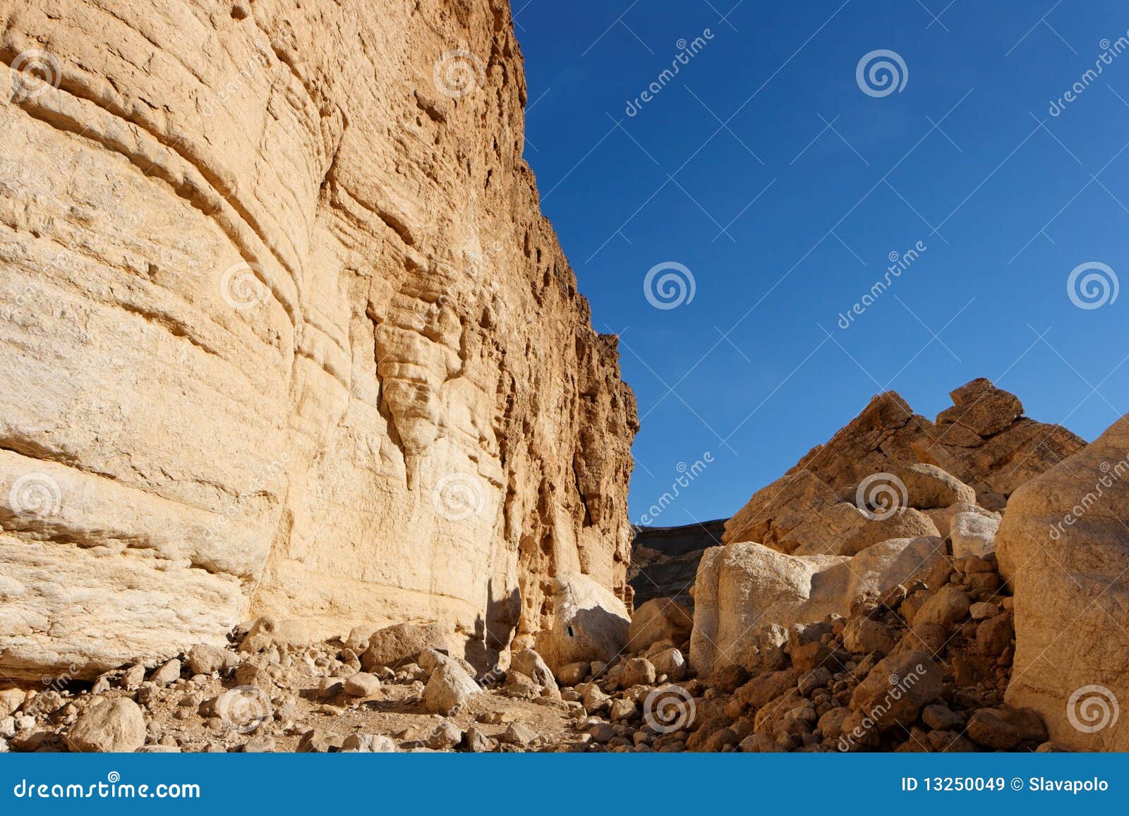 Sandstone Rocks in the Desert Stock Image - Image of cliff, orange ...