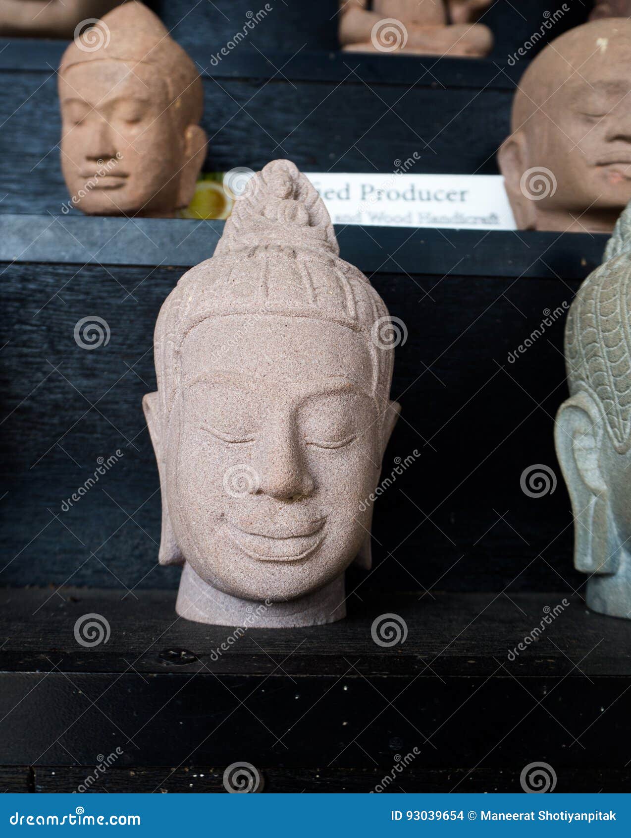 Sandstone Sculpture Crafts of Cambodia Handmade. Stock Photo - Image of ...