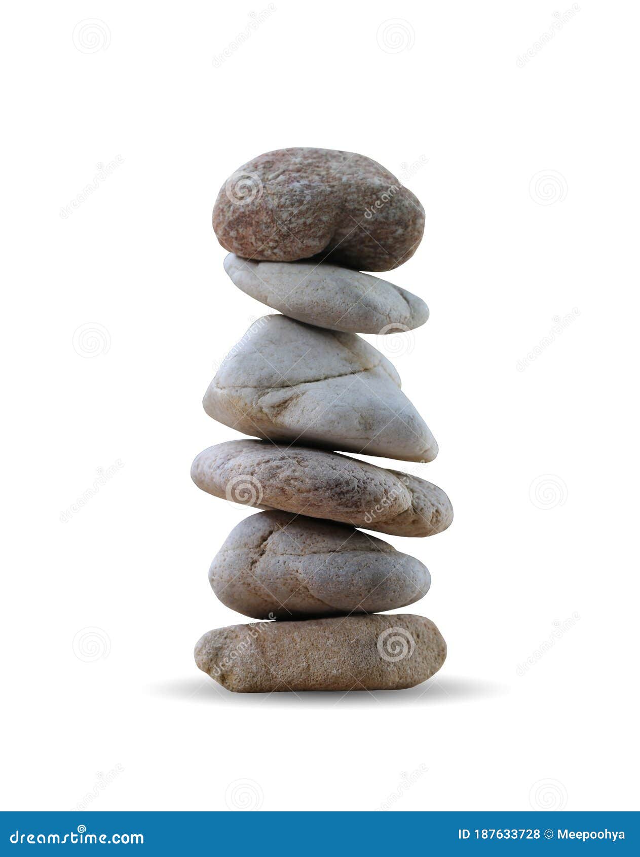 Sandstone are Stacked into a Pyramid Shape Isolated on White Background ...