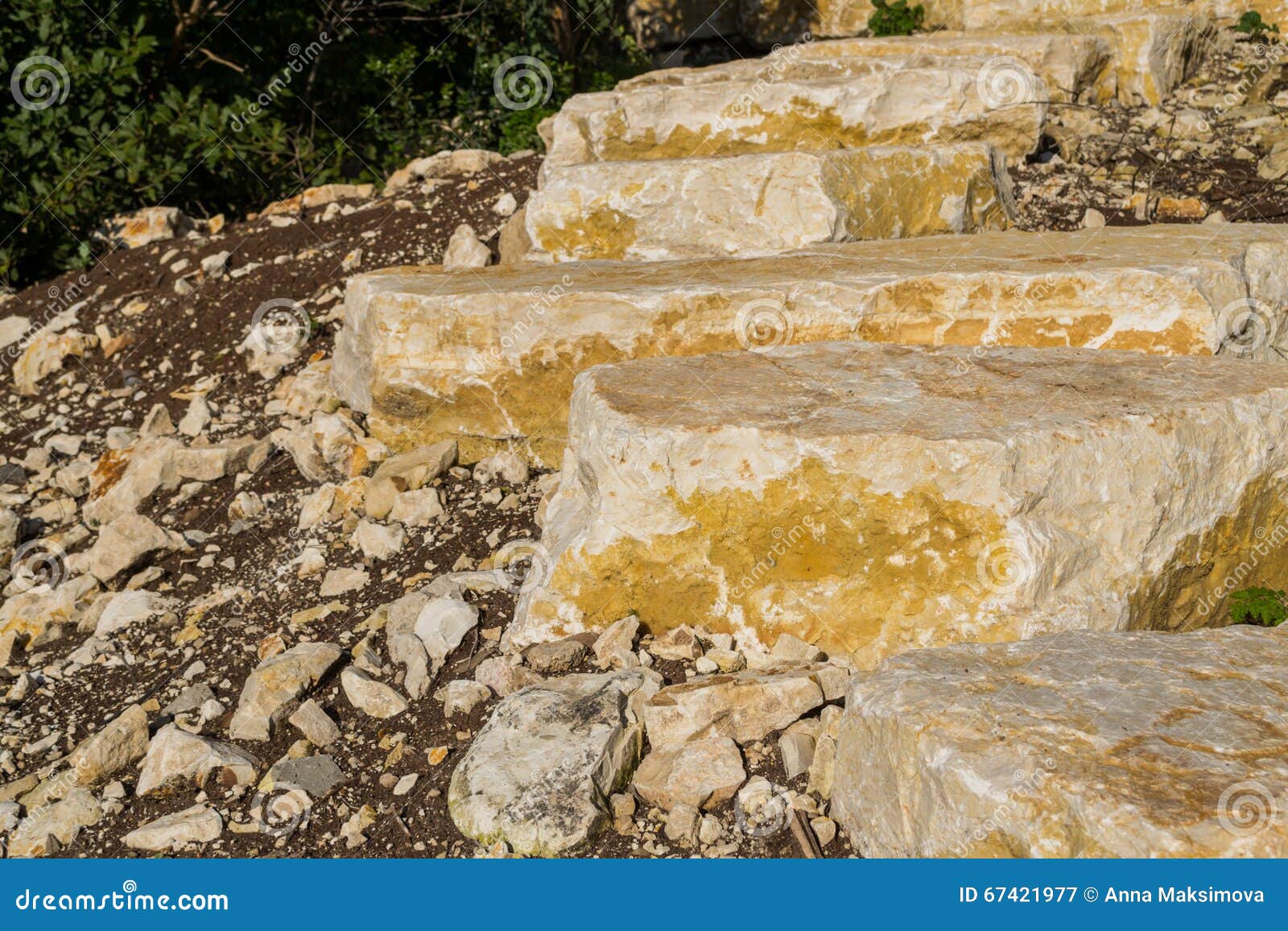 Sandstone stairs stock image. Image of nature, summer - 67421977
