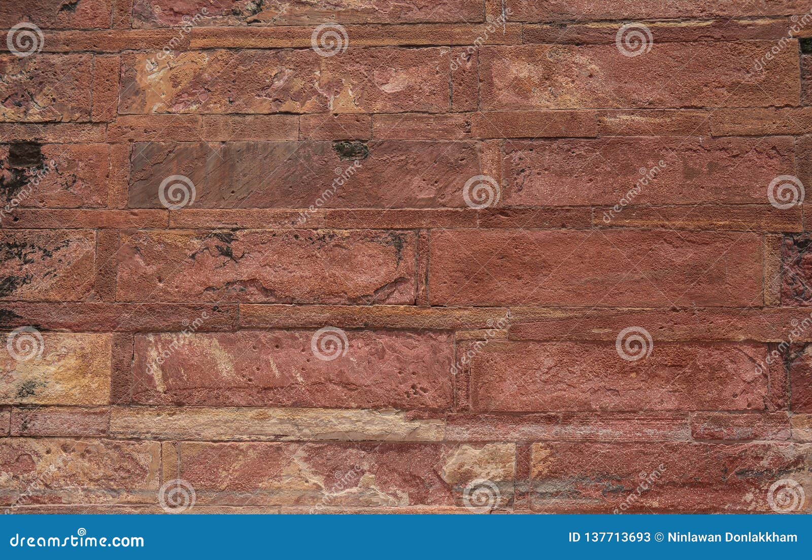 Sandstone Wall of Ancient Fort Stock Image - Image of engraving ...