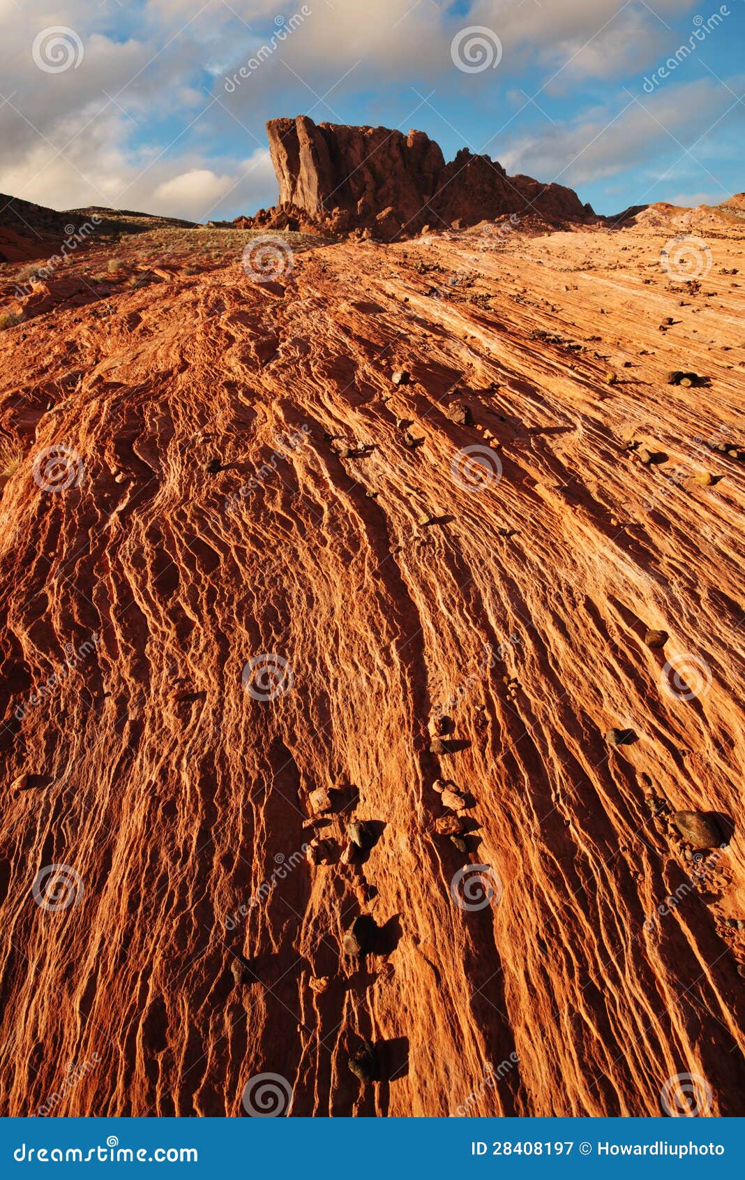 Sandstone waves and sunset stock image. Image of tones - 28408197