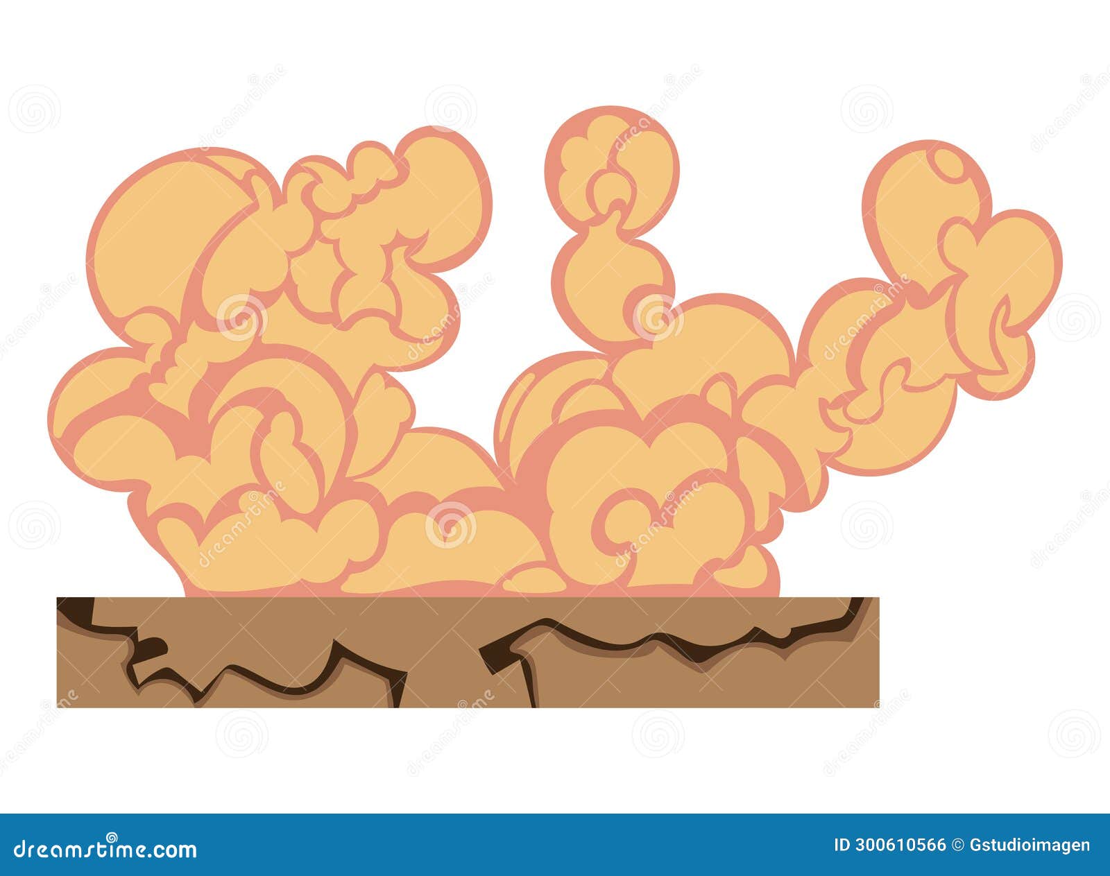 Sandstorm Design Illustration Stock Illustration - Illustration of haze ...