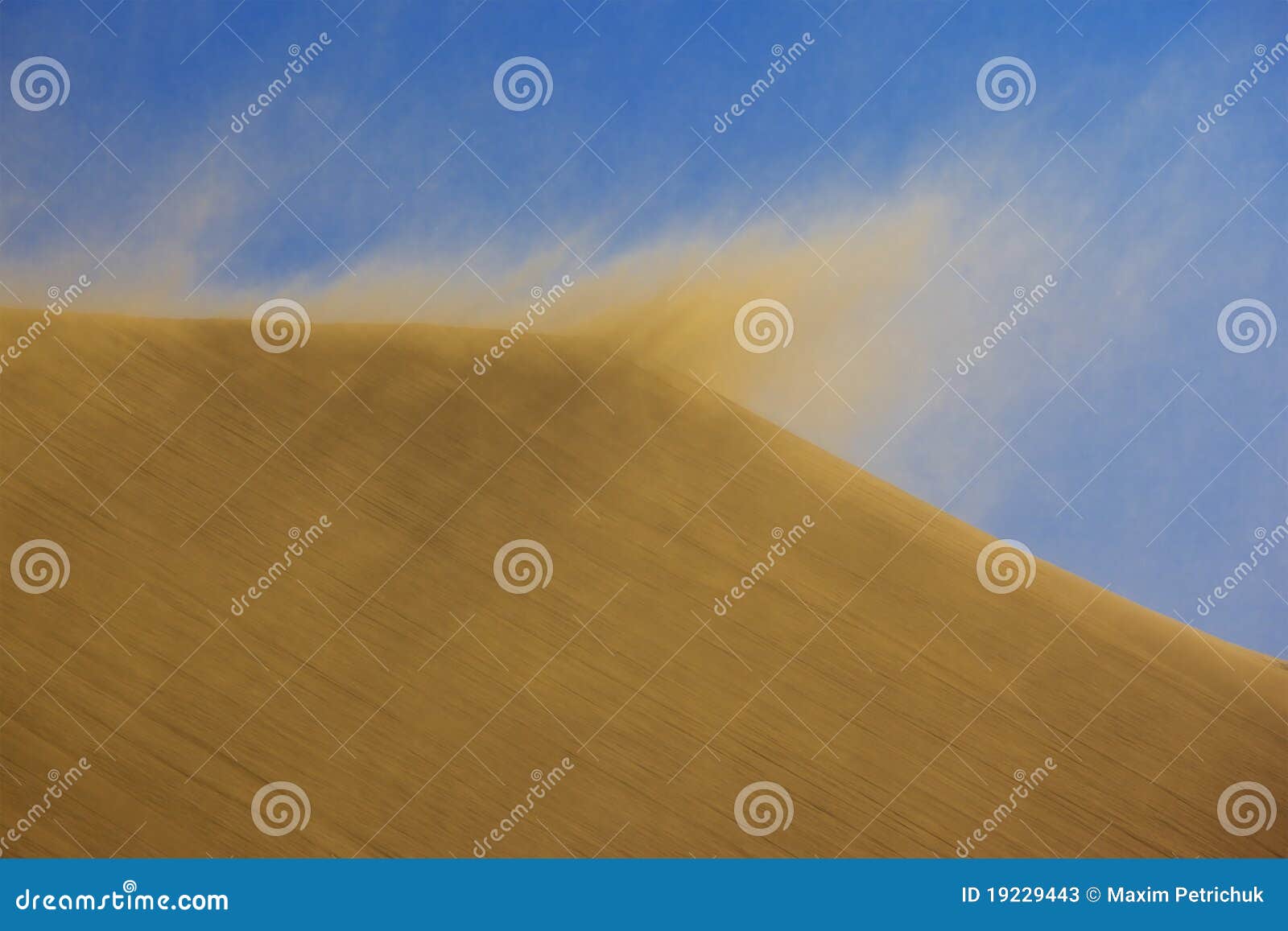 Sandstorm on dune stock image. Image of kazakhstan, extreme - 19229443