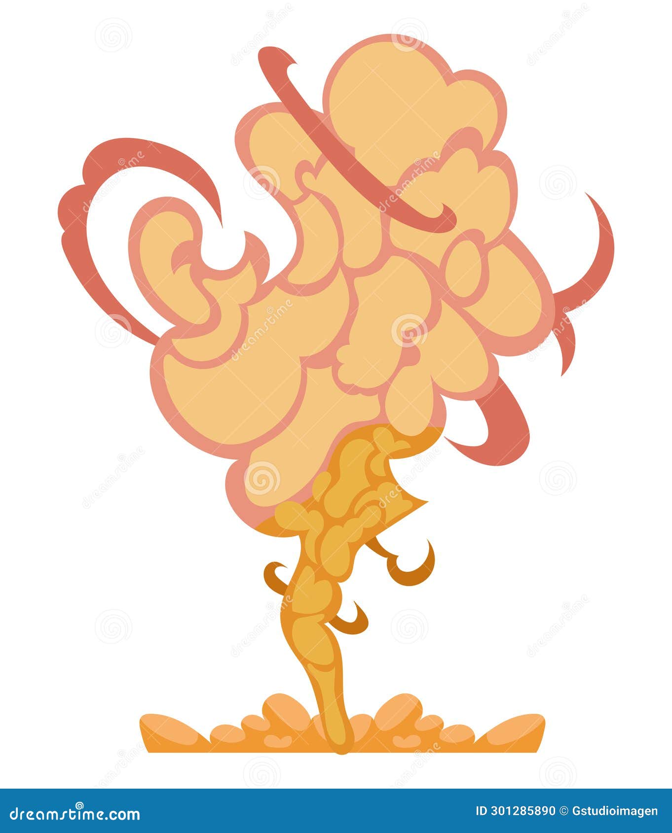 Sandstorm Design Illustration | CartoonDealer.com #301285938