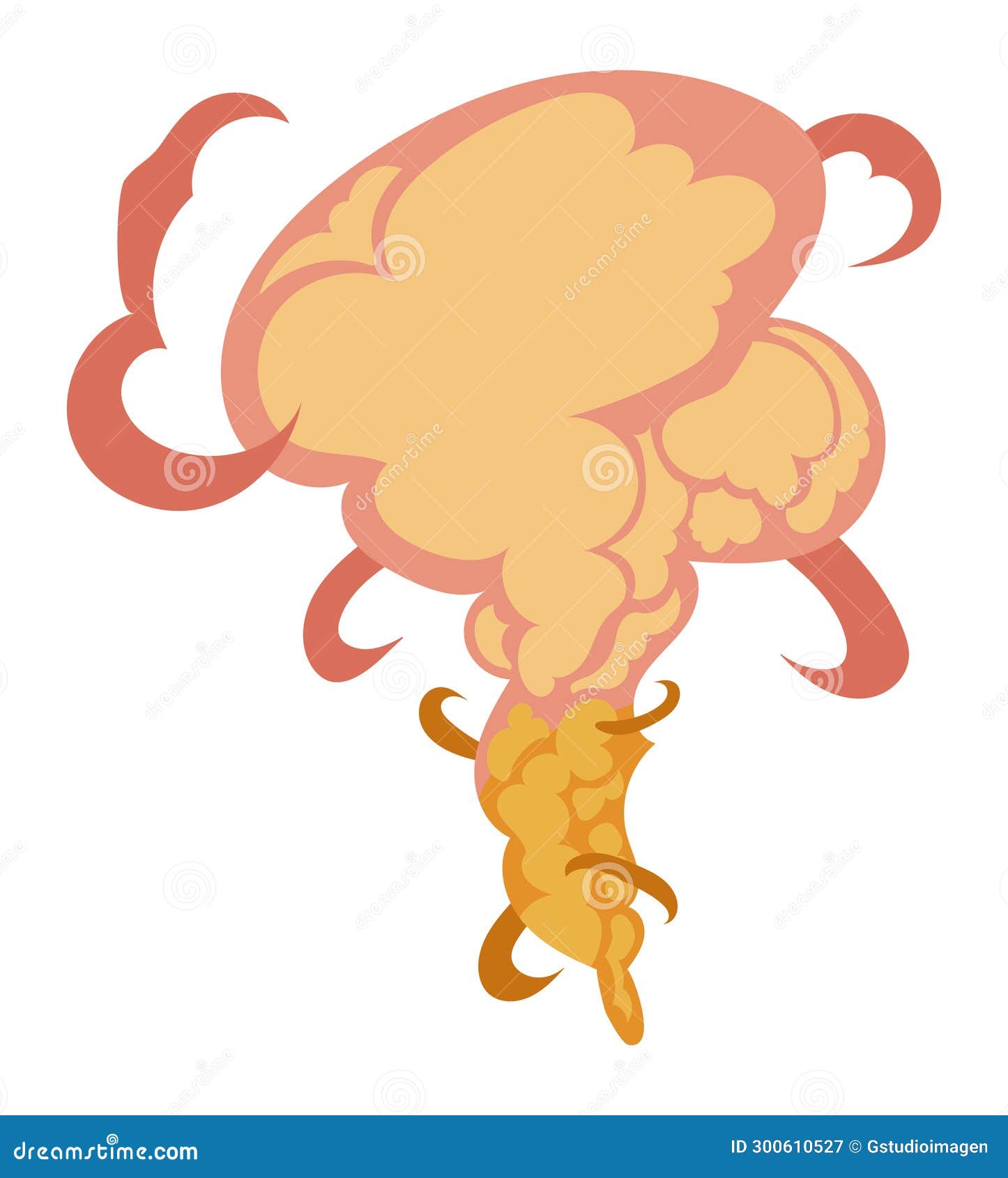 Sandstorm Illustration of Sand Cloud Stock Vector - Illustration of ...