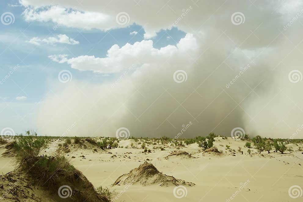 Sandstorms stock image. Image of sandstorms, environmental - 17208541
