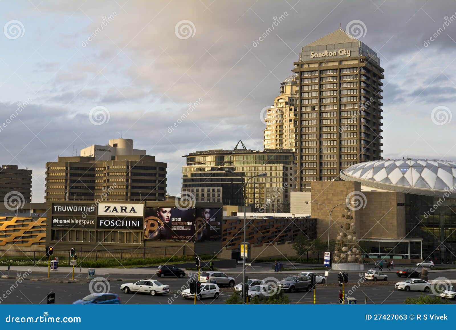 Sandton city center editorial stock photo. Image of johannesburg - 27427063