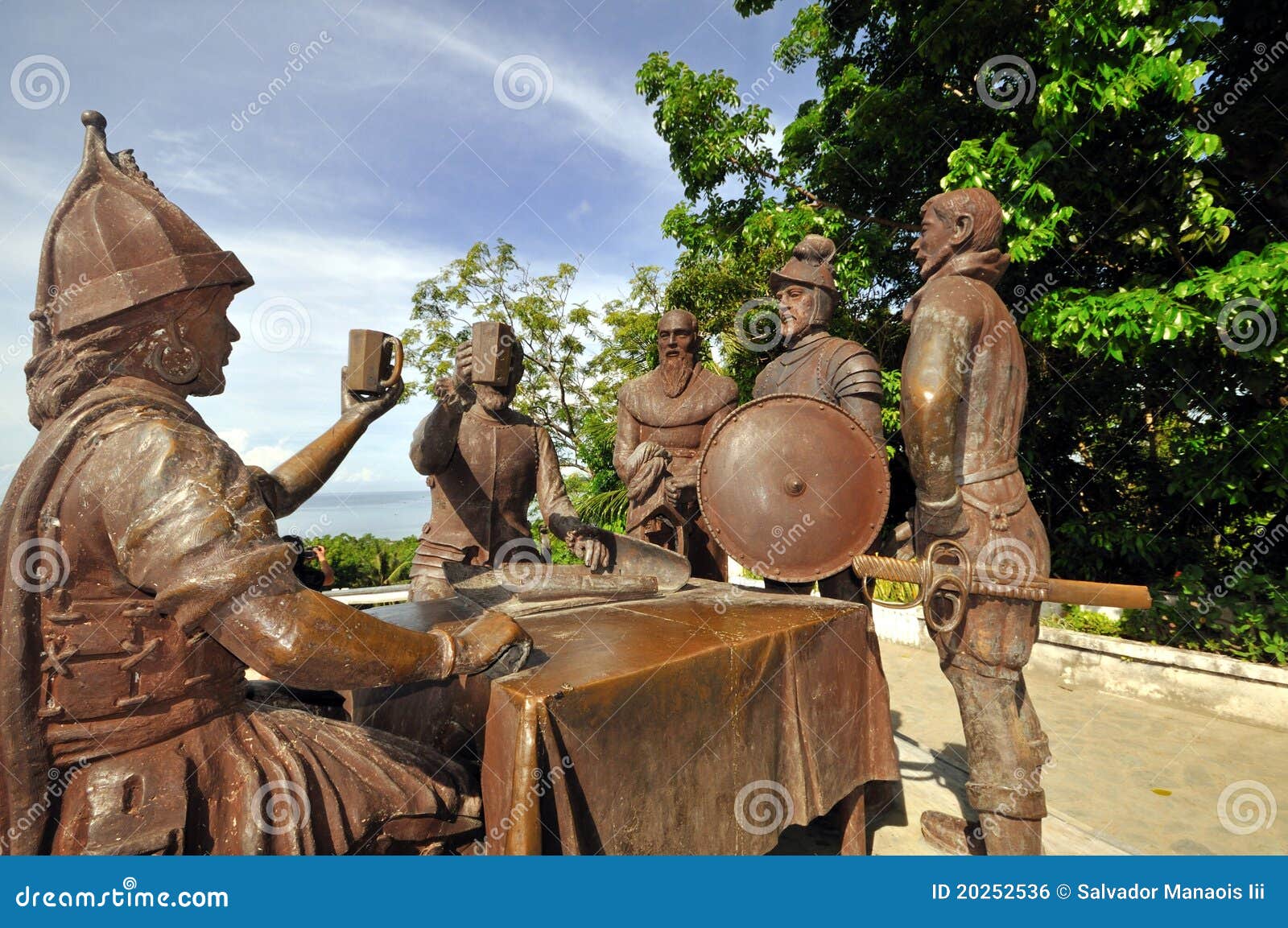 Sandugo, Blood Compact Shrine (Bohol, Philippines) Stock Photo - Image ...