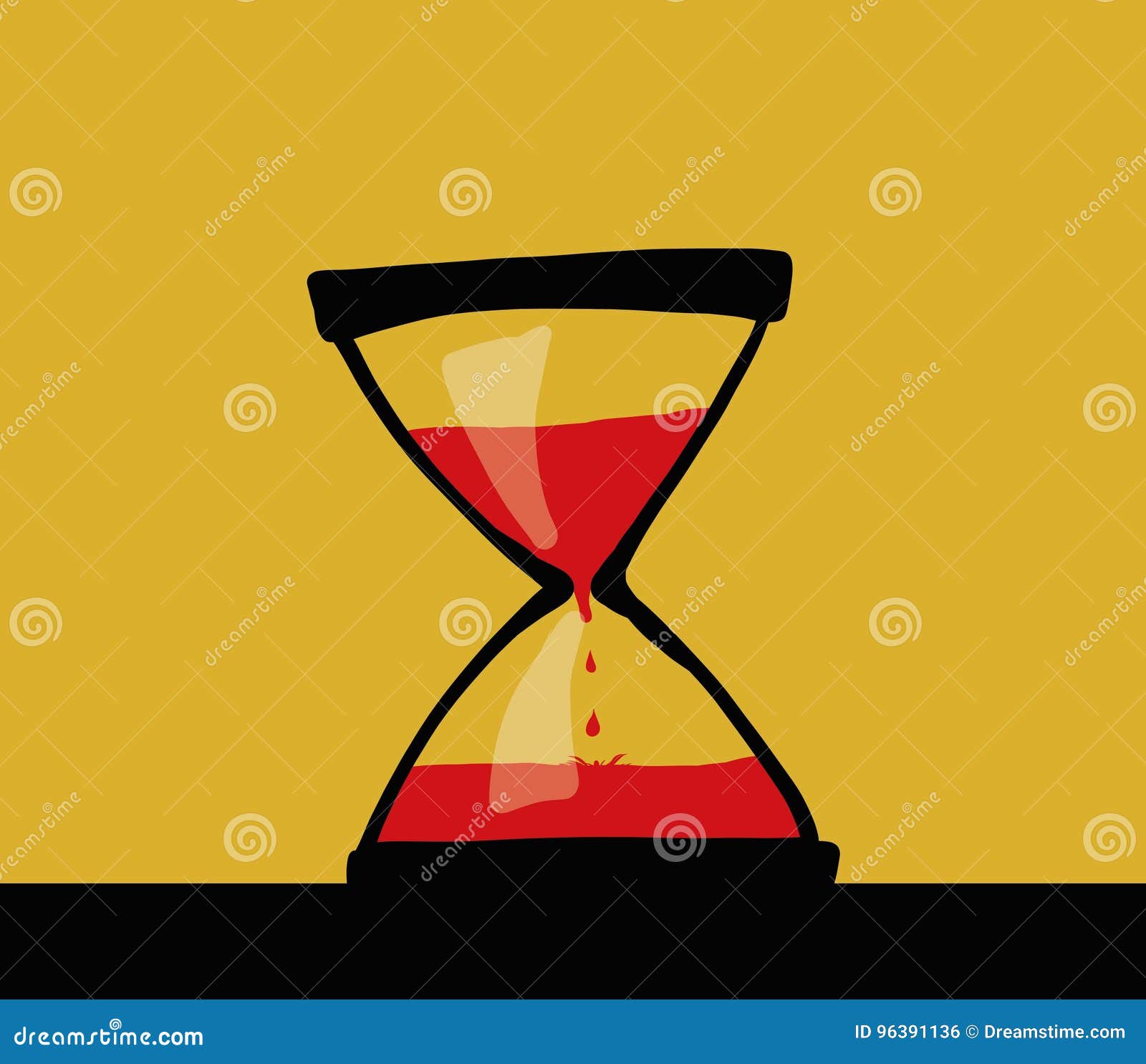SandWatch stock vector. Illustration of illusions, colourful - 96391136