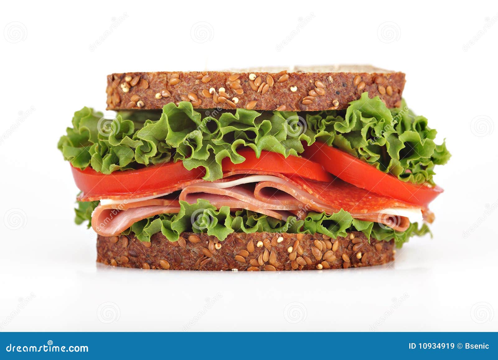Sandwich stock image. Image of dinner, appetite, calorie - 10934919