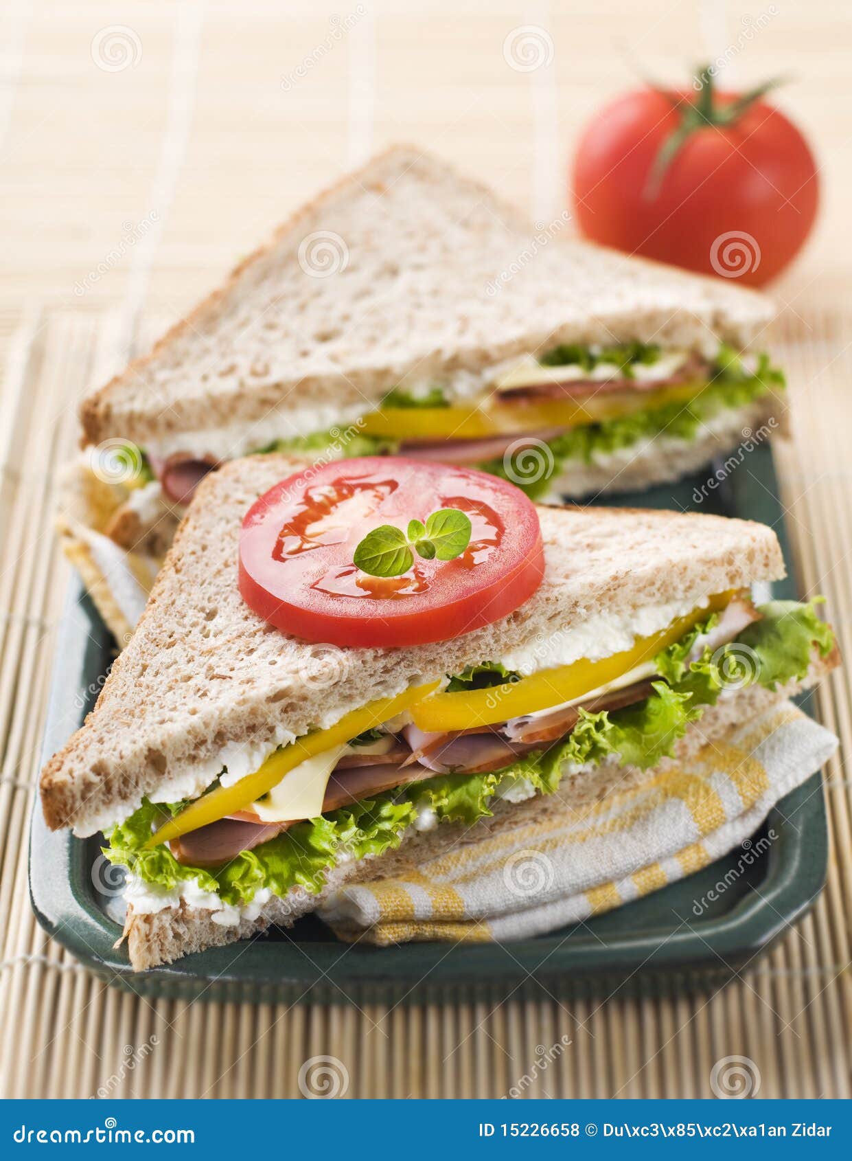 Sandwich stock photo. Image of healthy, sandwich, bread - 15226658