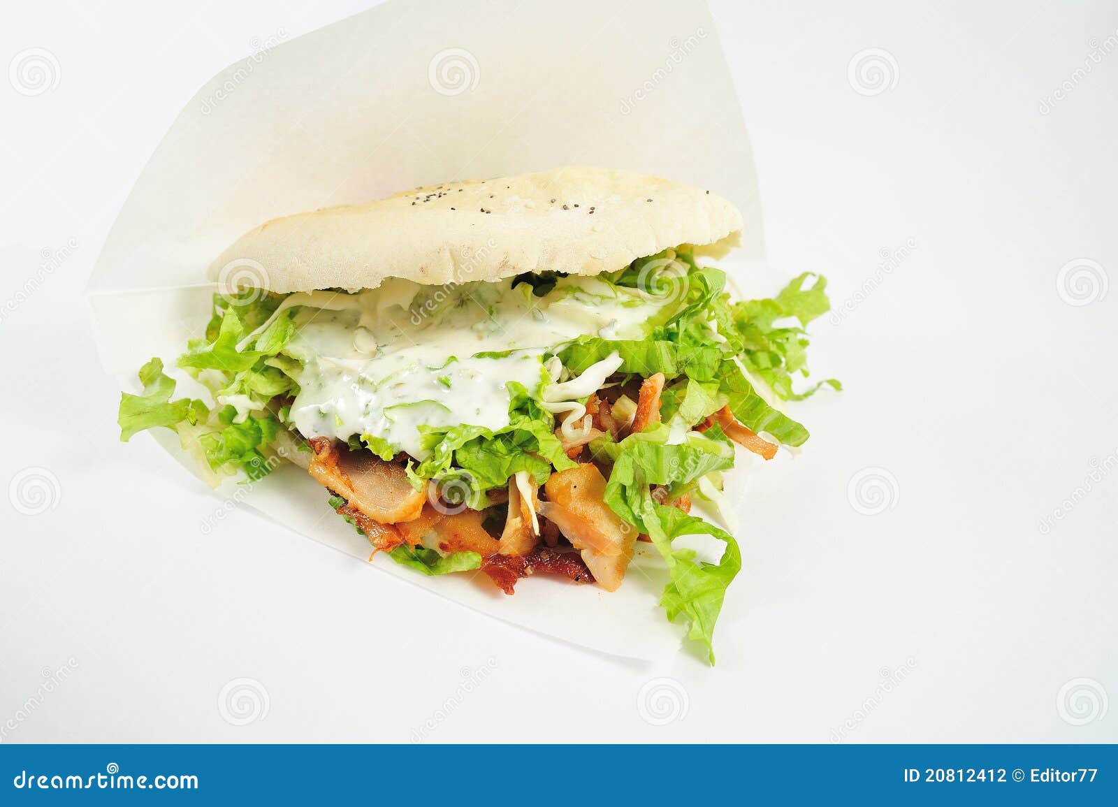 Sandwich fast food stock photo. Image of salad, background - 20812412