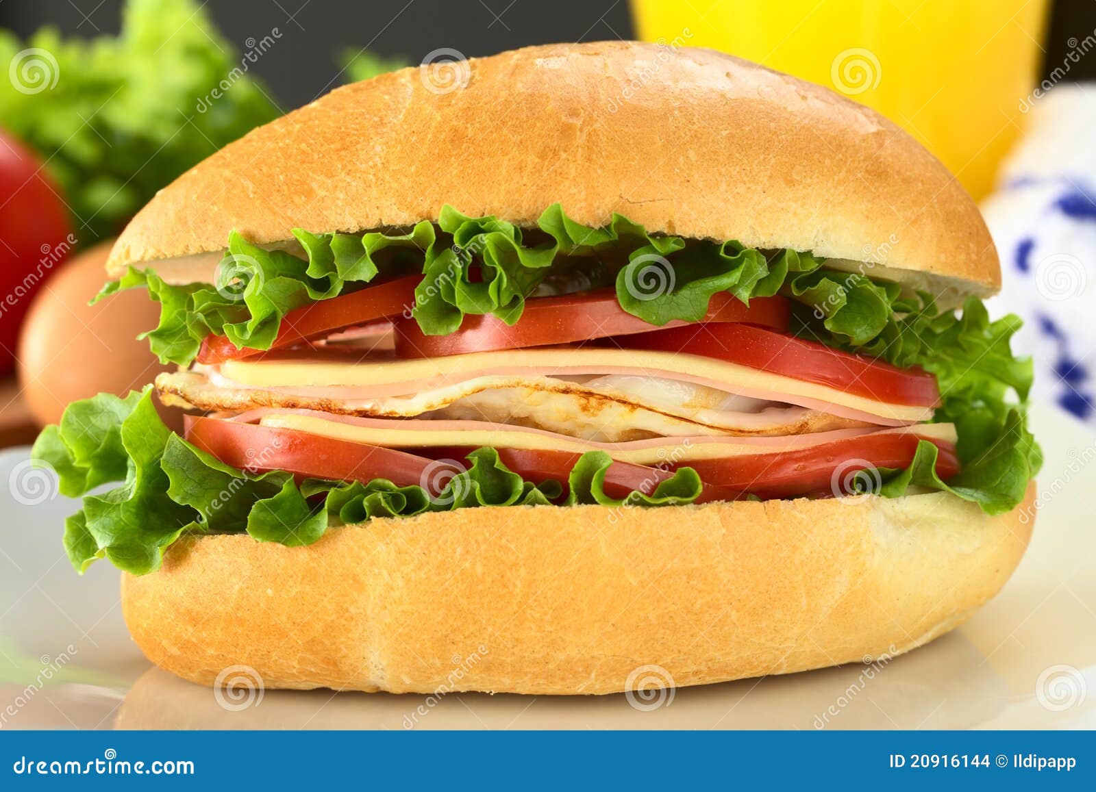 Sandwich stock photo. Image of food, photograph, tomato - 20916144
