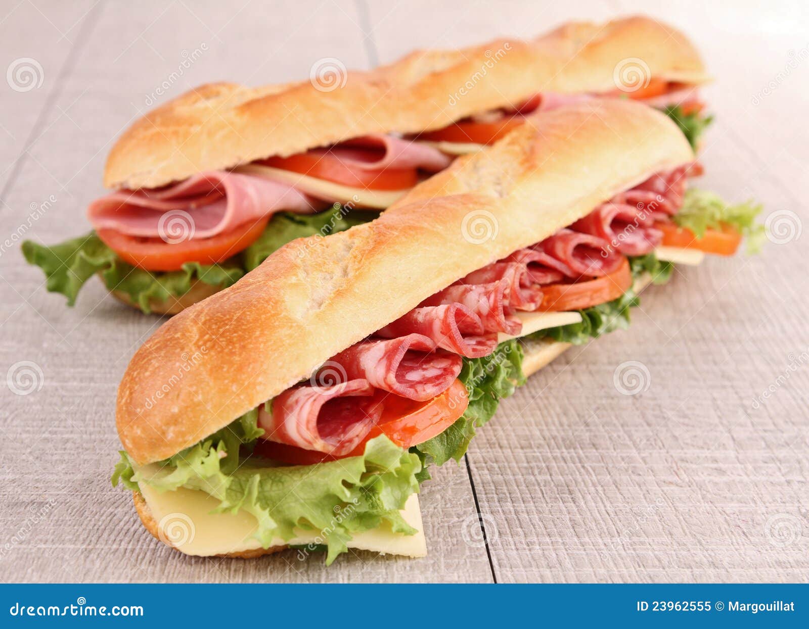 Sandwich stock image. Image of bread, salad, cheese, fastfood - 23962555