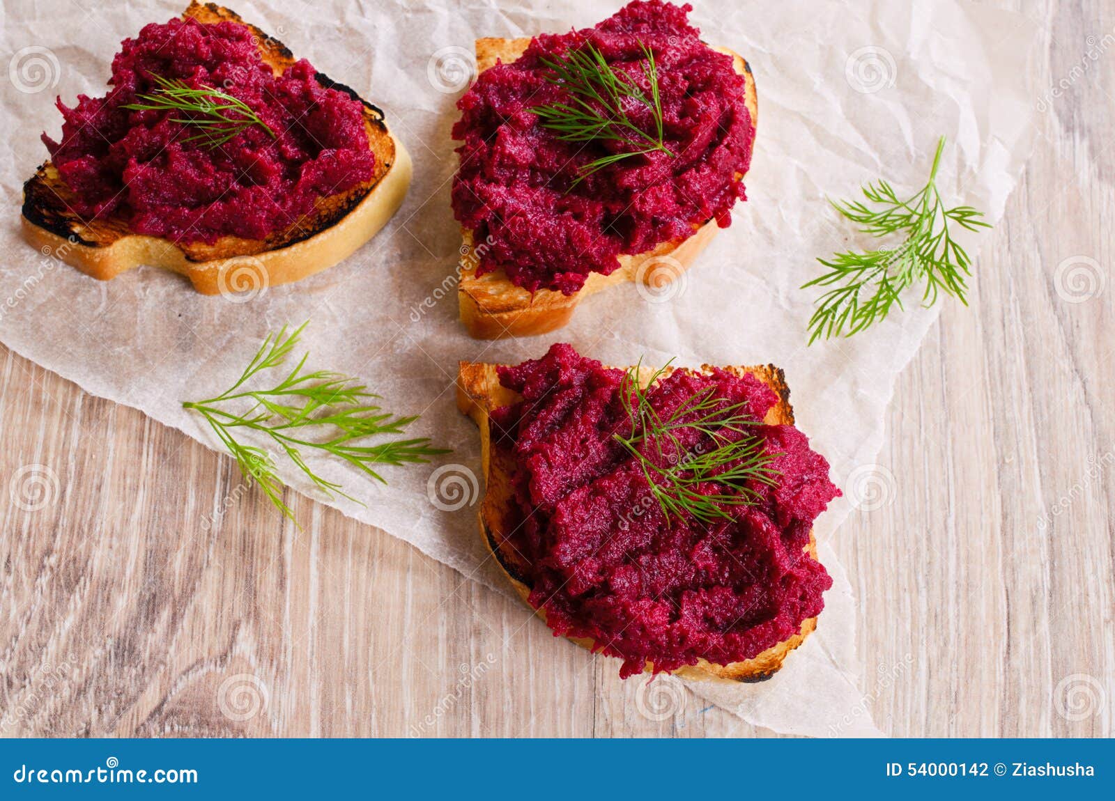 Sandwich with Beetroot and Dill Stock Photo - Image of closeup, bread ...
