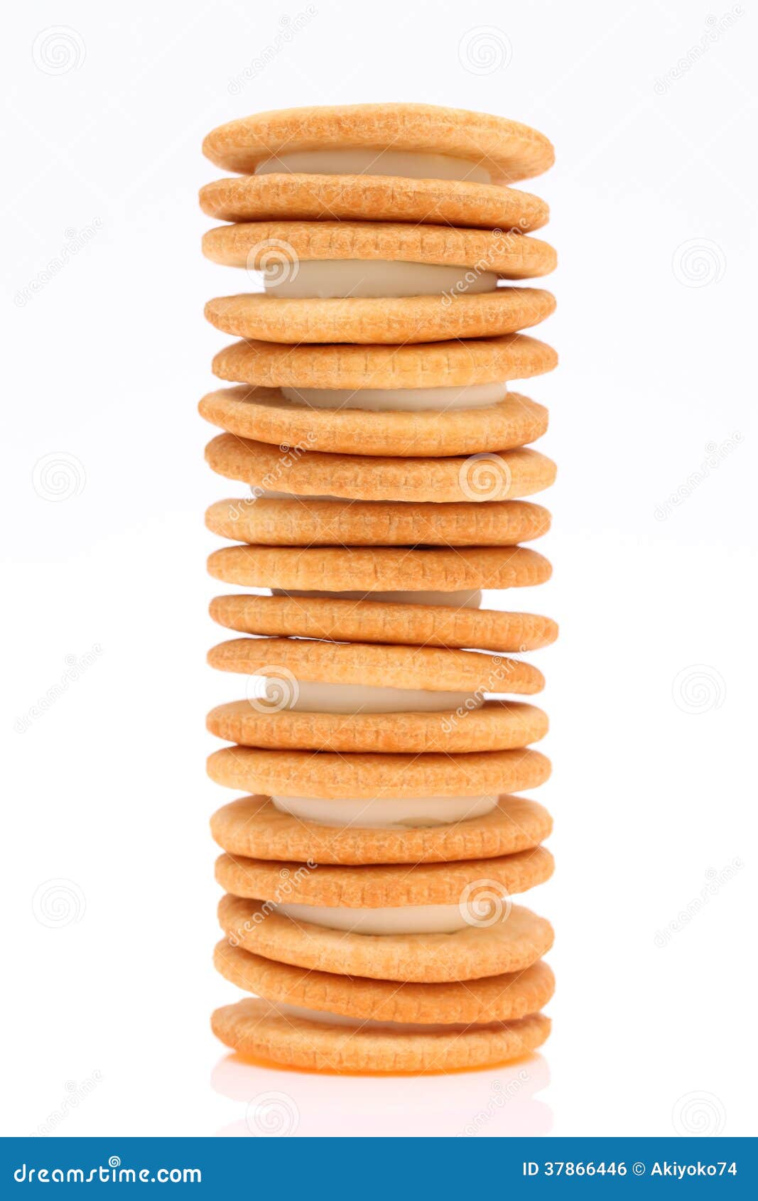 Sandwich biscuits stock photo. Image of bakery, confectionery - 37866446