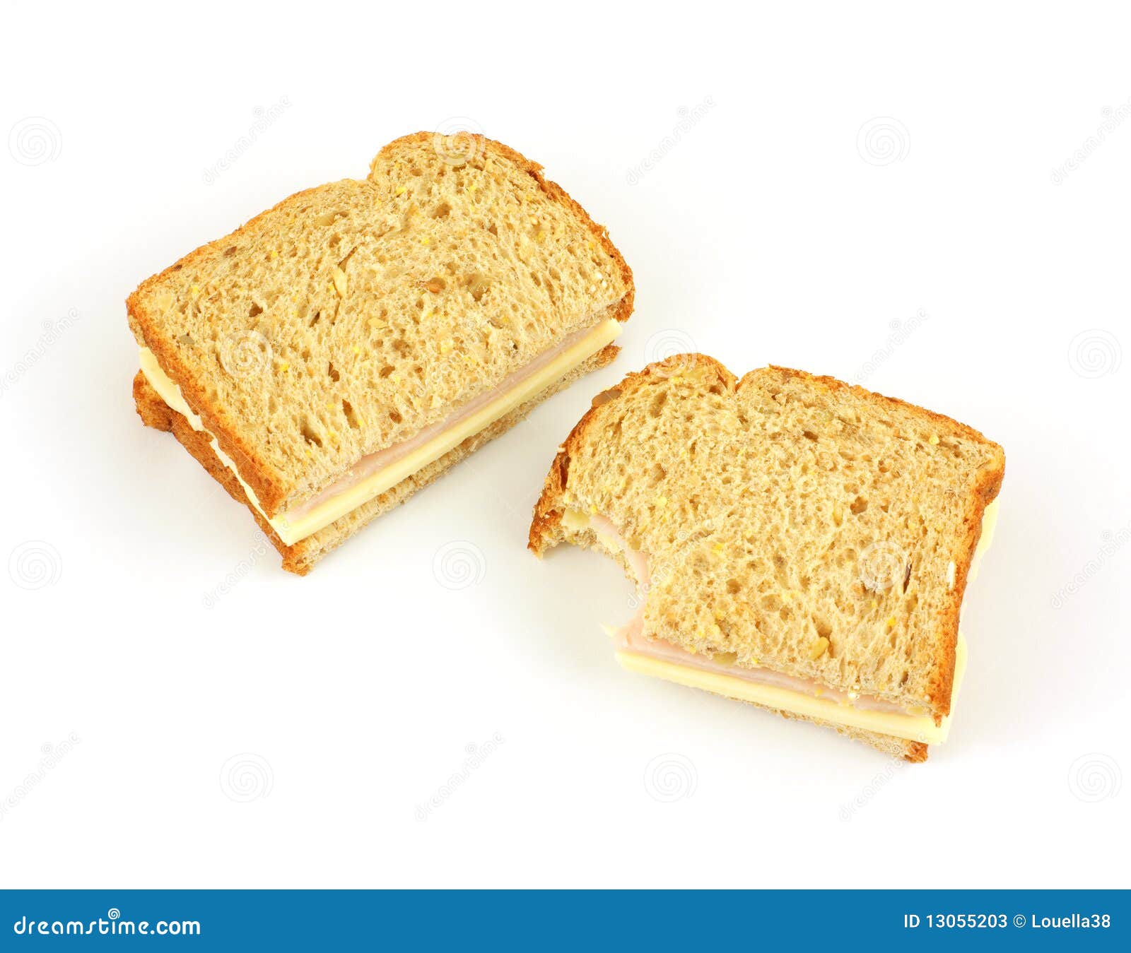 Sandwich Bite stock image. Image of bread, food, white - 13055203