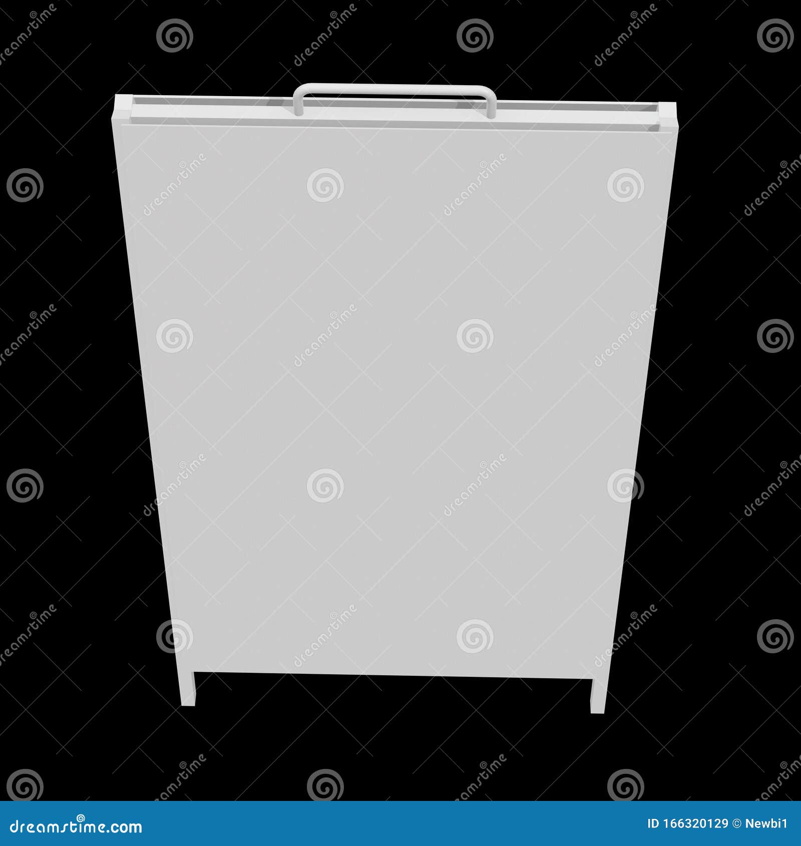 Sandwich Board. Blank Menu Outdoor Display with Clipping Path Stock ...