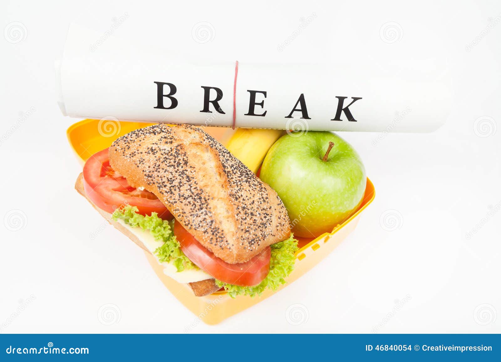 Sandwich break stock photo. Image of white, tomato, breakfast - 46840054