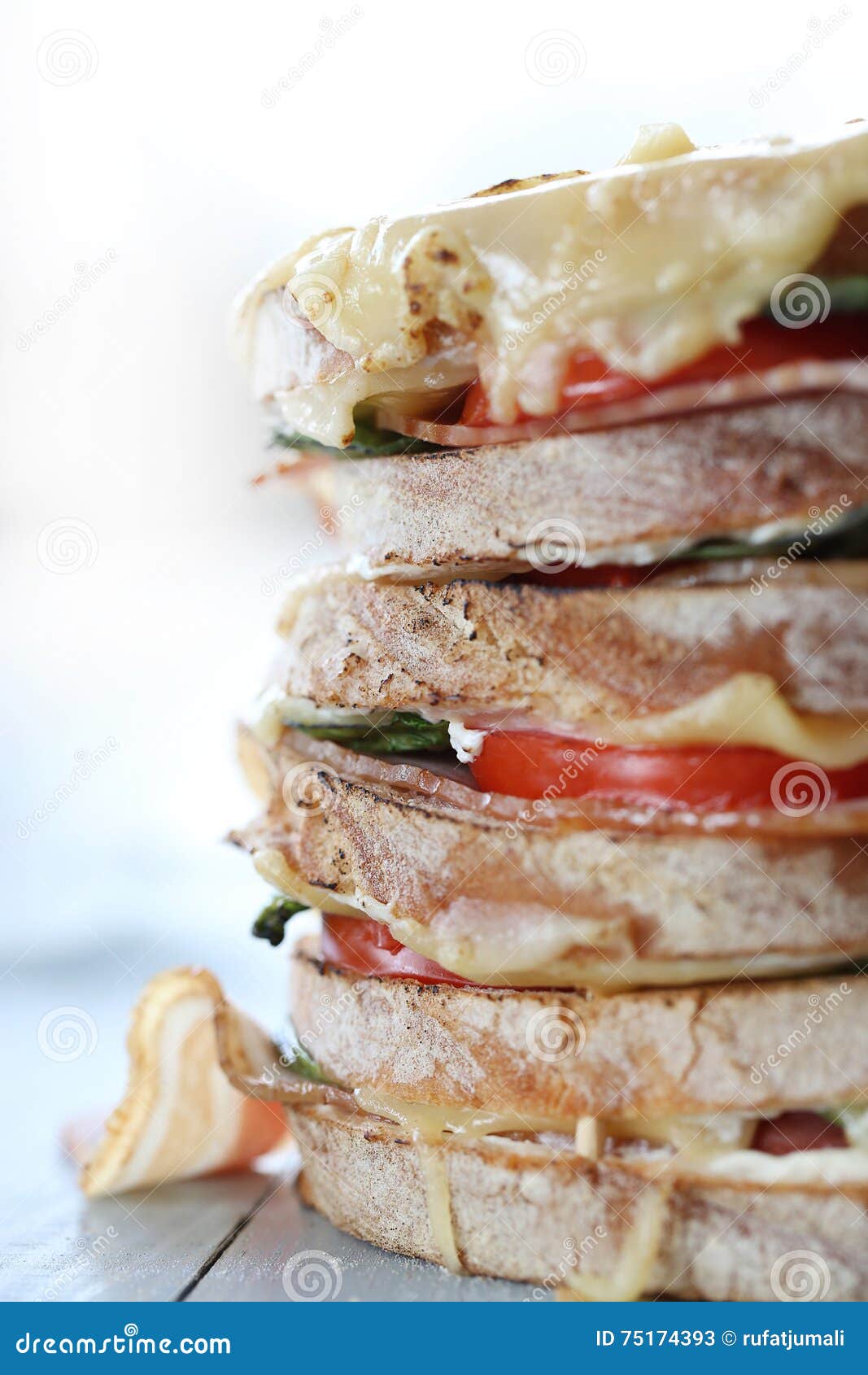 Sandwich stock image. Image of meal, restaurant, stacked - 75174393