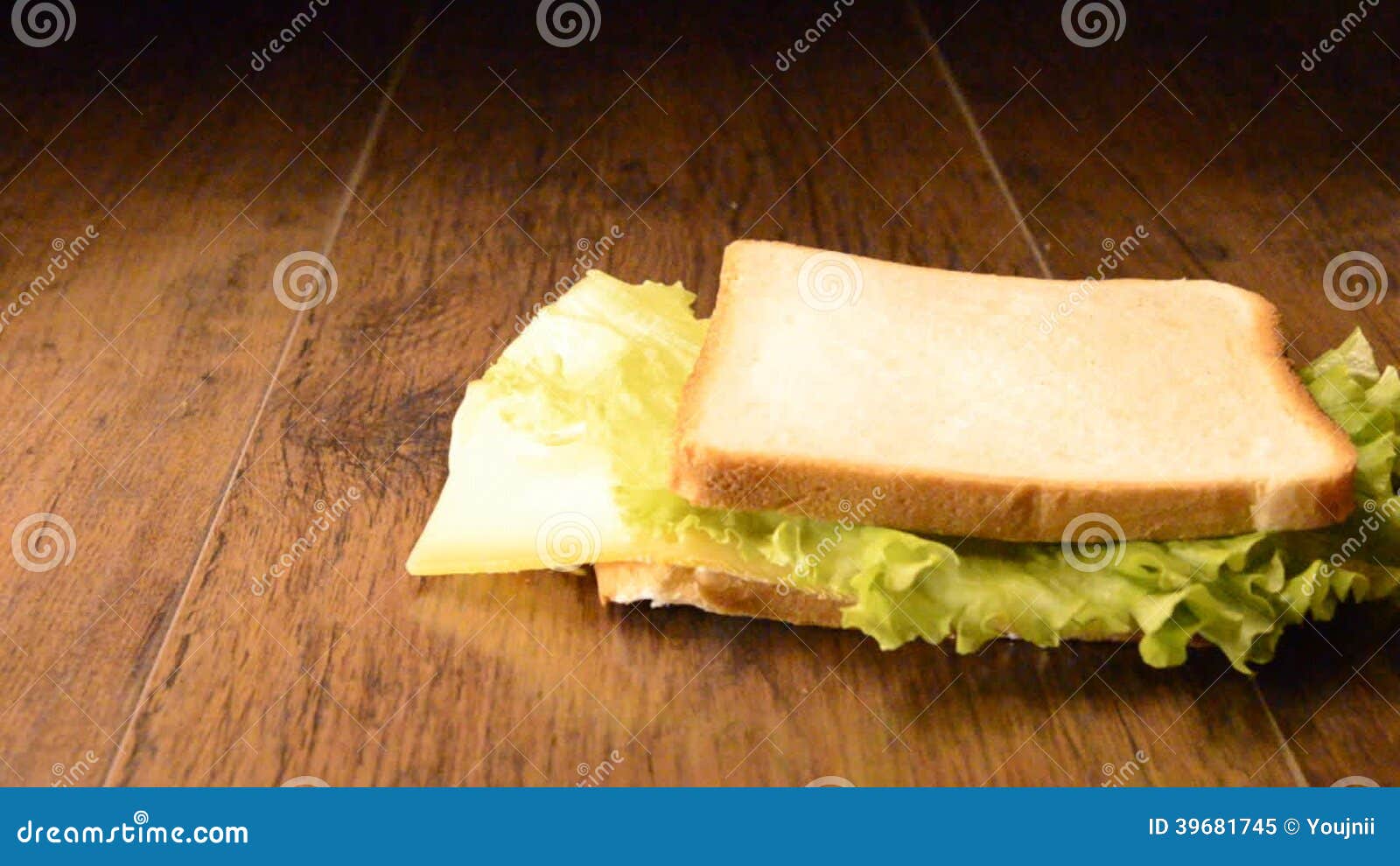 Sandwich Falling on the Floor Stock Video - Video of drop, time: 39681745