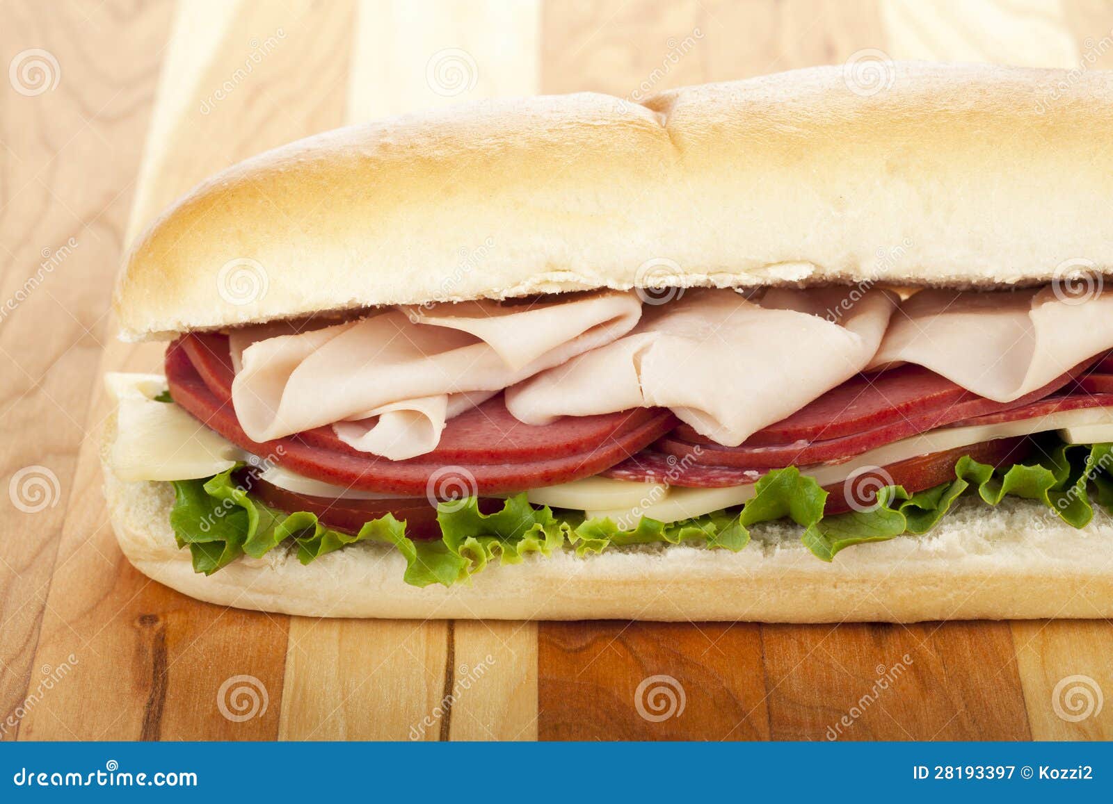 Sandwich foot long stock image. Image of lettuce, breakfast - 28193397