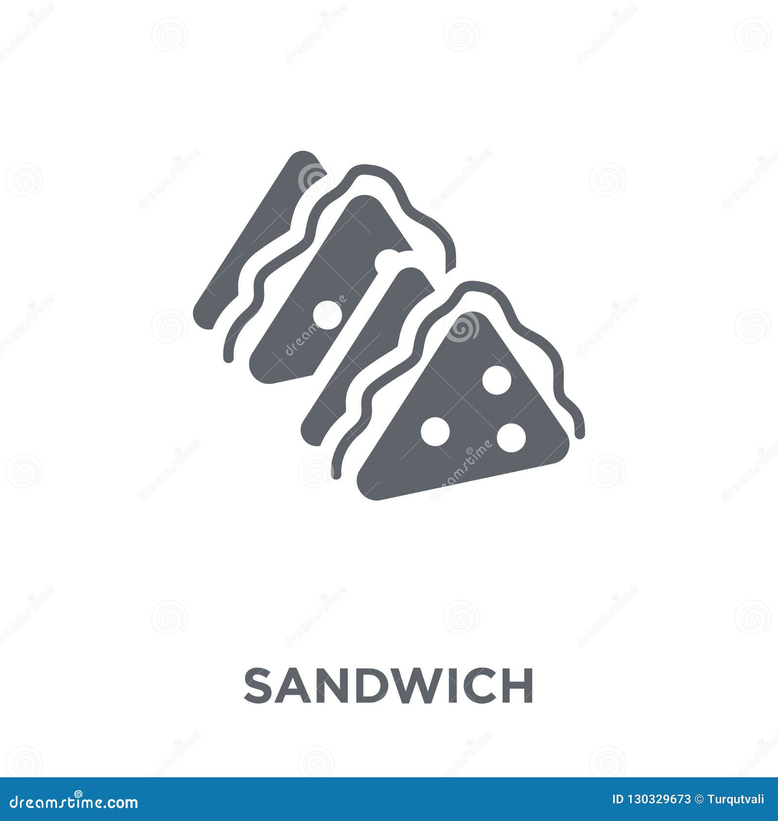 Sandwich Icon from Restaurant Collection. Stock Vector - Illustration ...
