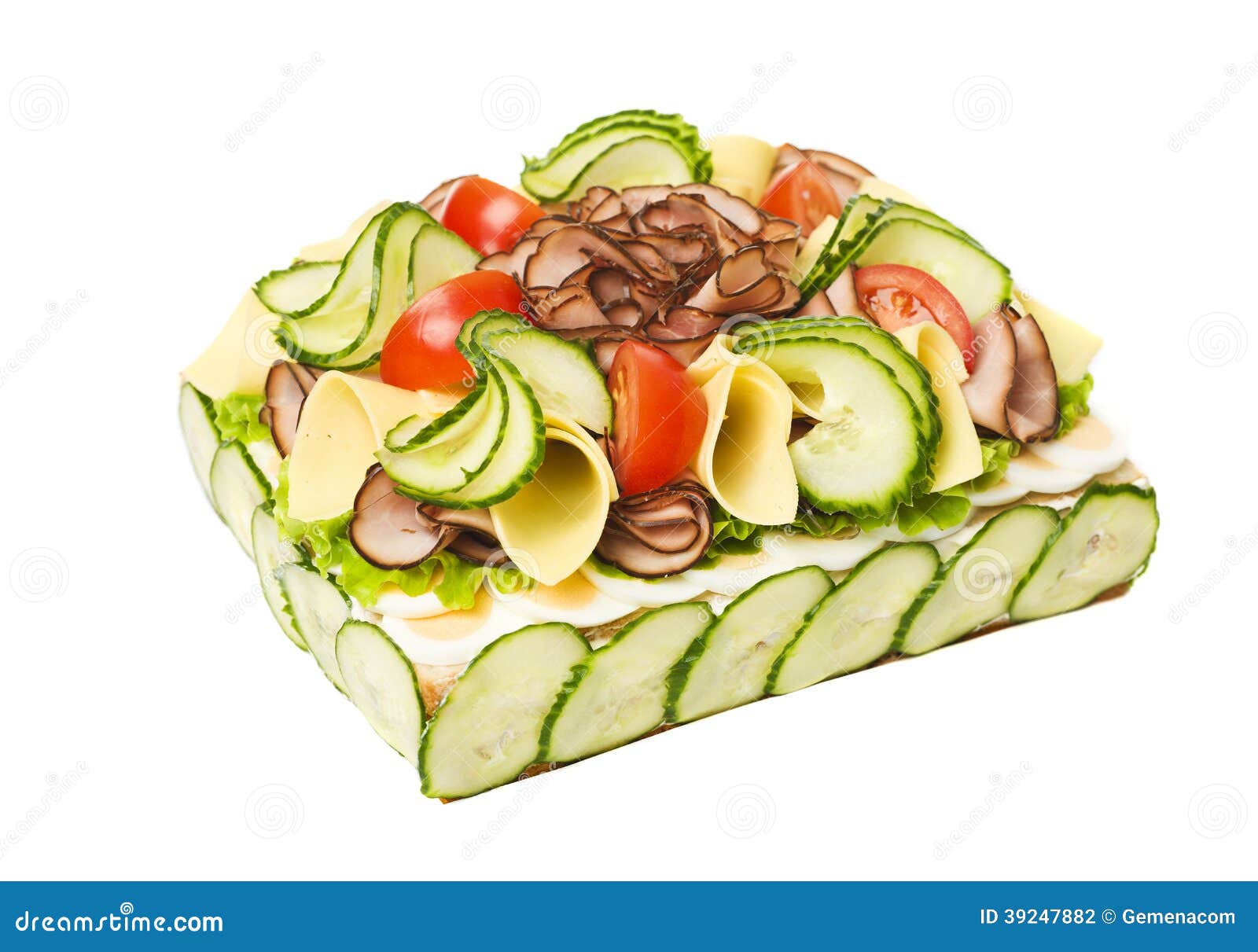 Sandwich Layer Cake Royalty-Free Stock Image | CartoonDealer.com #39247882