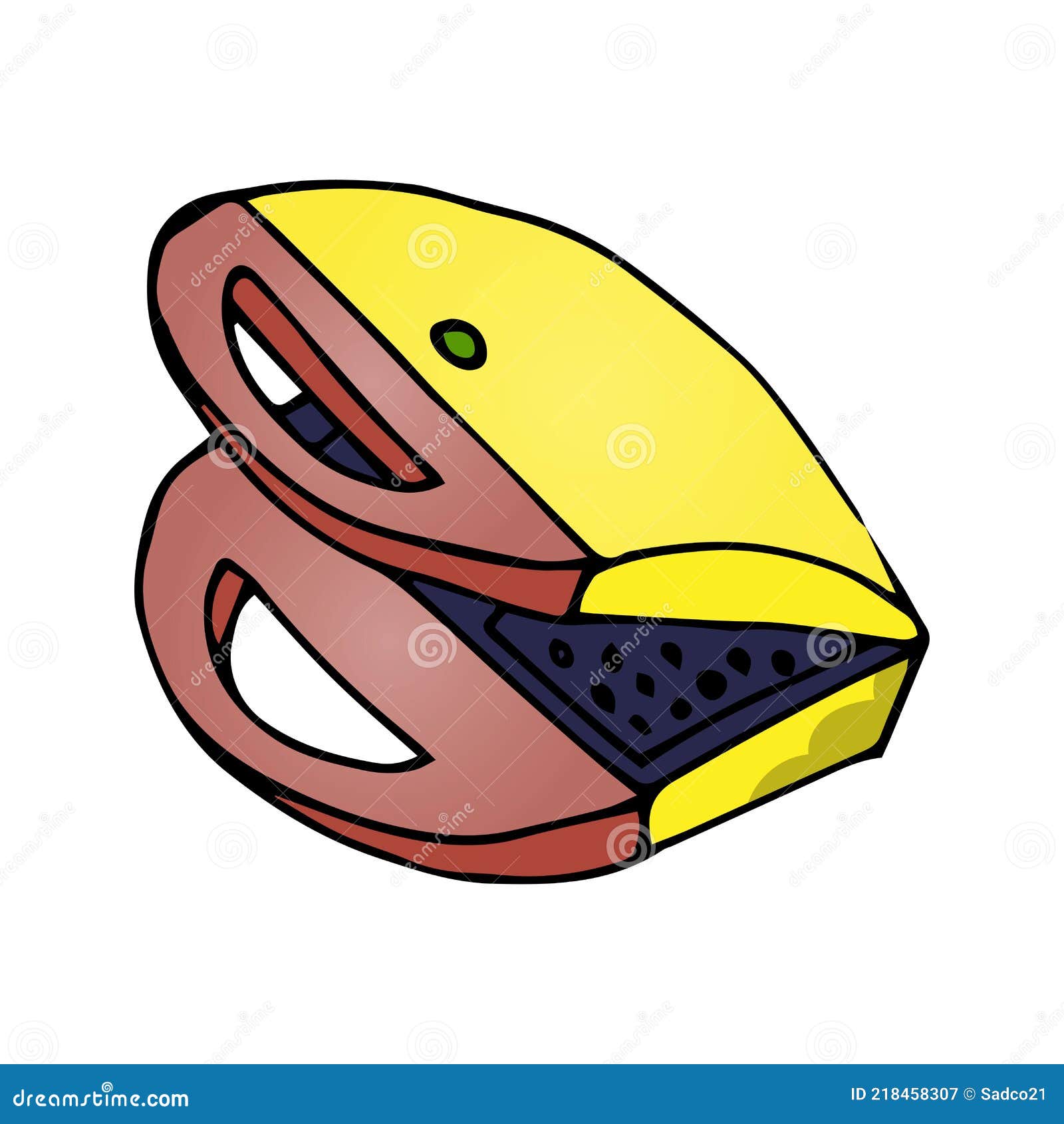 Sandwich Maker Color Doodle Stock Vector - Illustration of home, icon ...