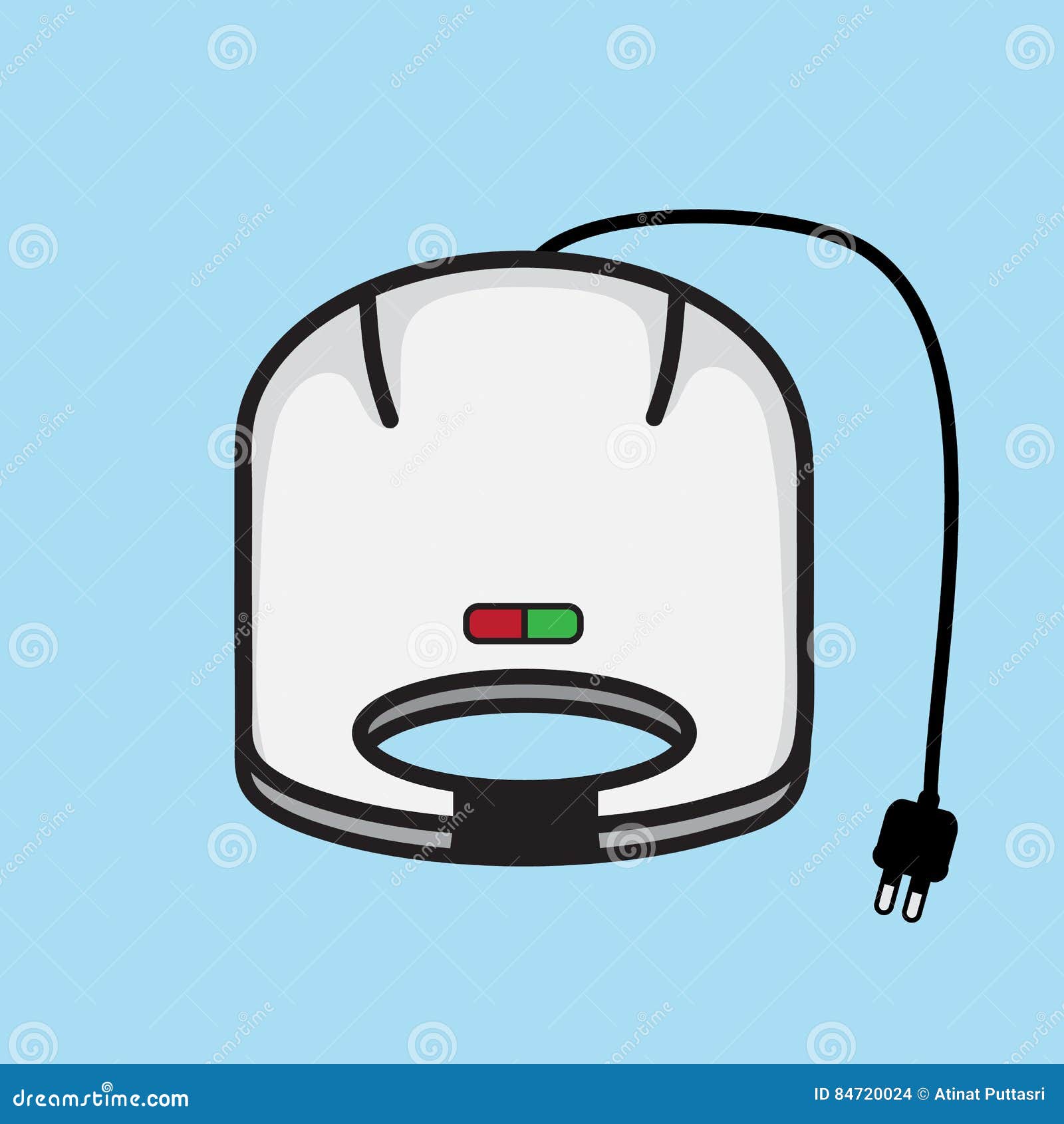 Sandwich Maker Vector Design. Stock Vector - Illustration of maker ...